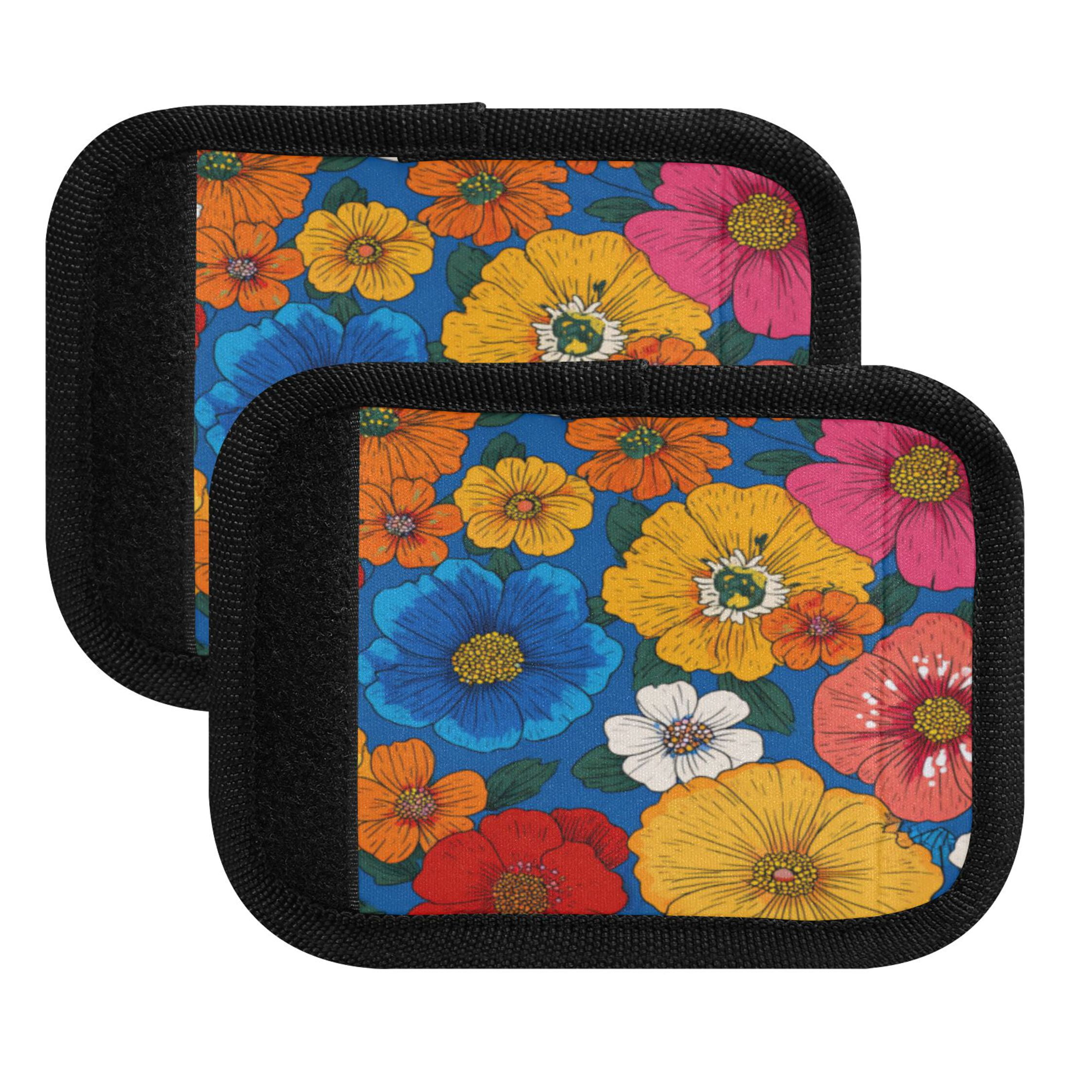 Luggage Handle Wrap for Suitcase 2-Pack Includes Back Information Card ...