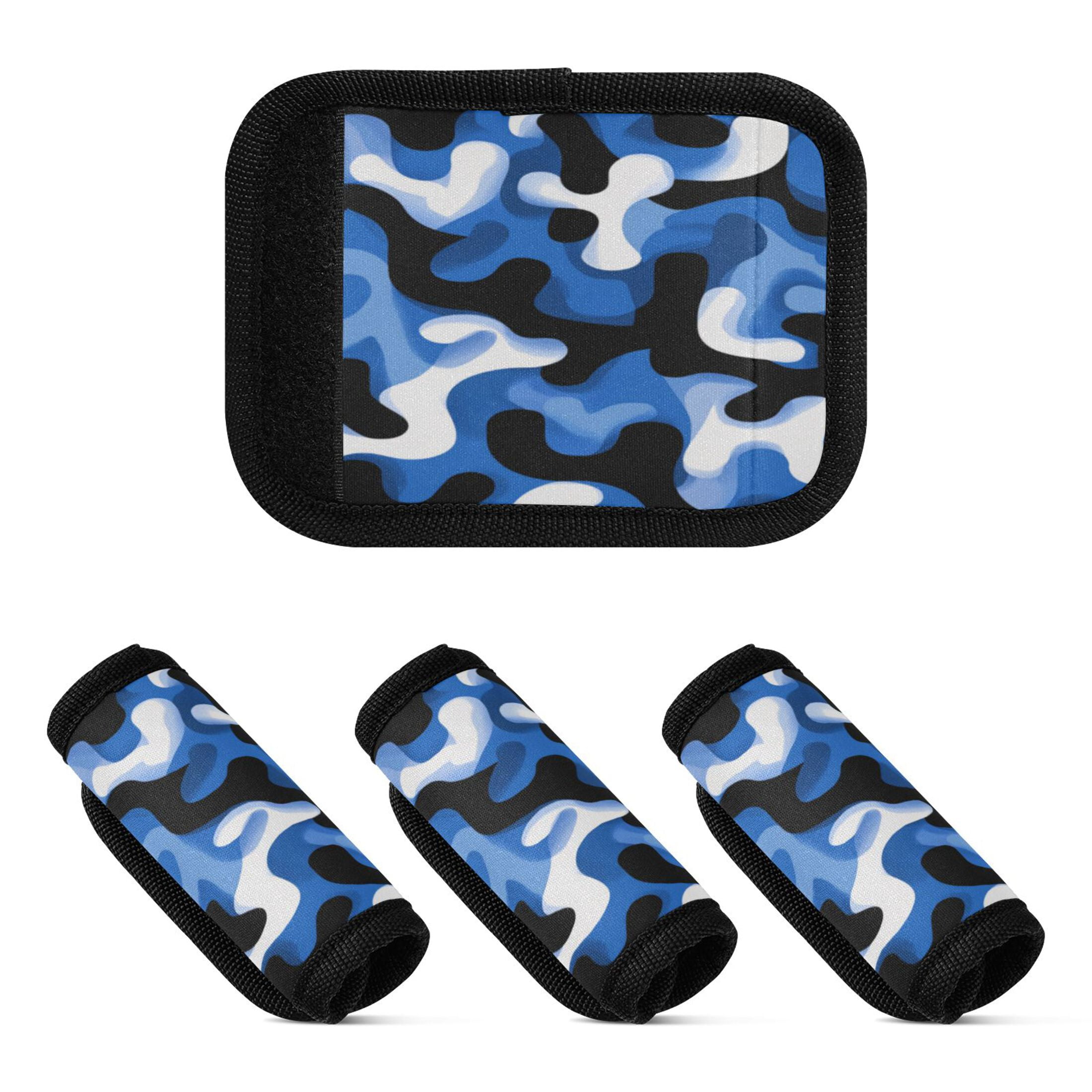 Luggage Handle Wrap for Suitcase 4-Pack Includes Back Information Card ...