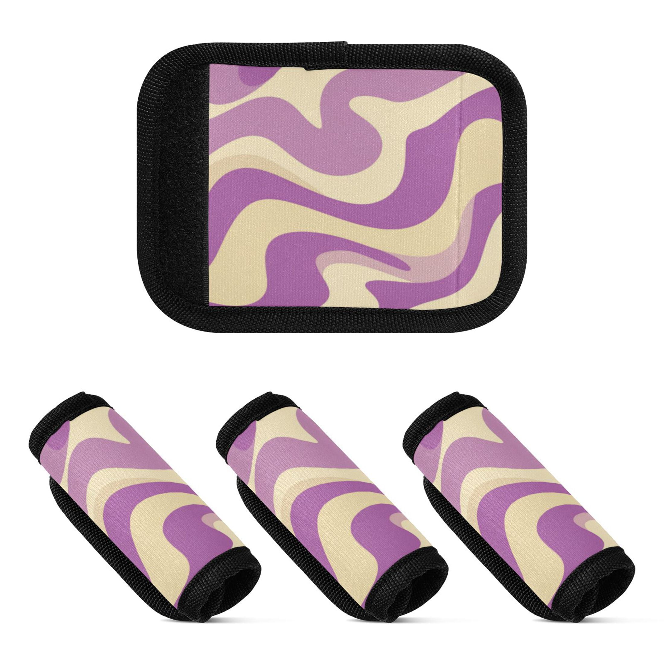 Luggage Handle Wrap for Suitcase 4-Pack Includes Back Information Card ...
