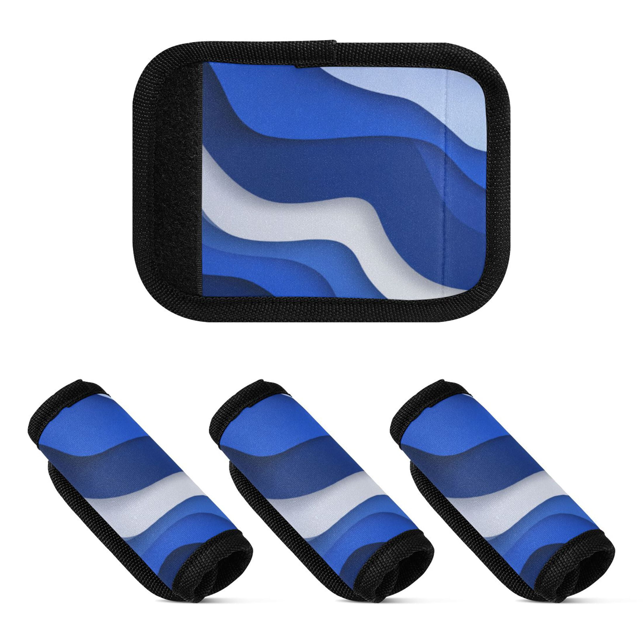 Luggage Handle Wrap for Suitcase 4-Pack Includes Back Information Card ...
