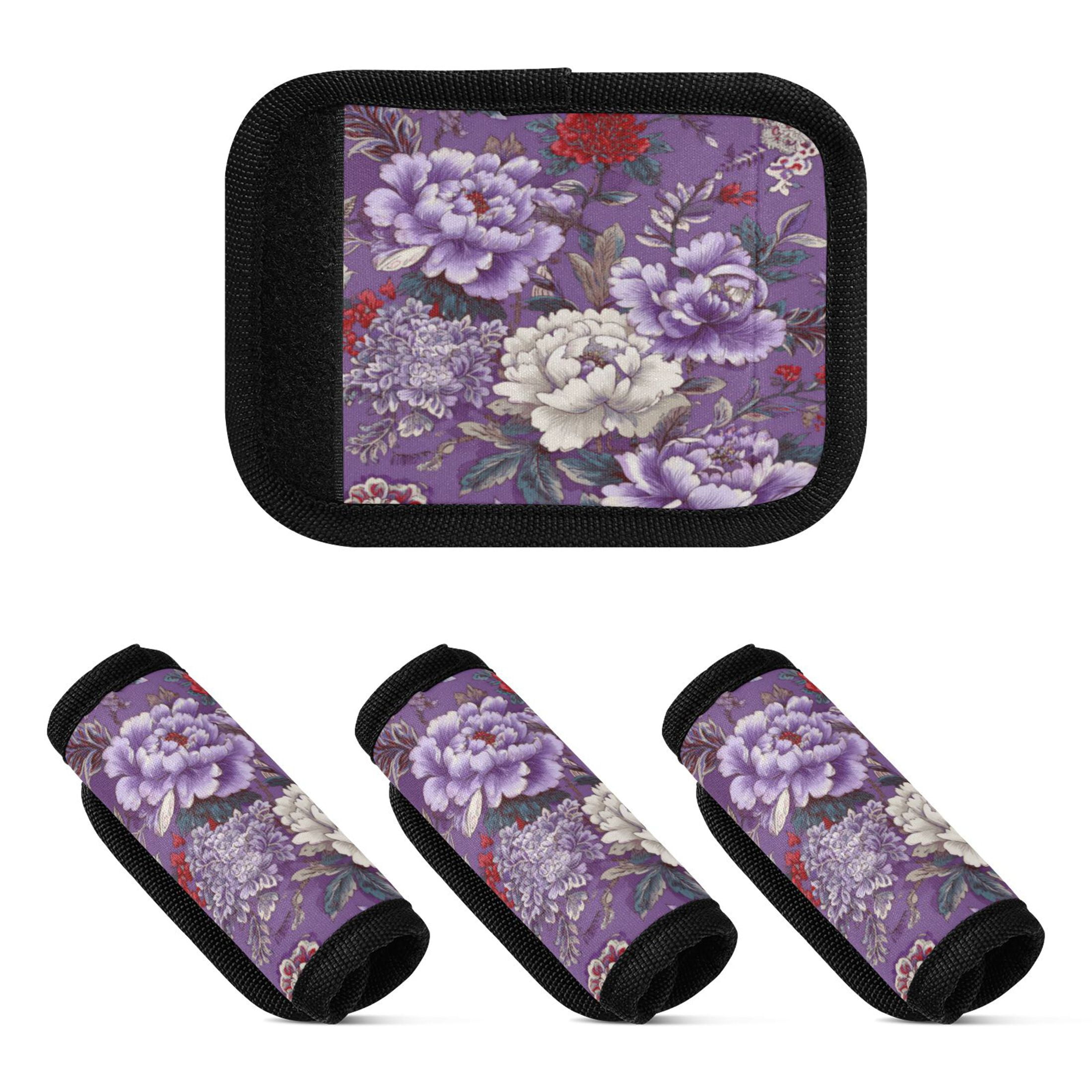 Luggage Handle Wrap for Suitcase 4-Pack Includes Back Information Card ...