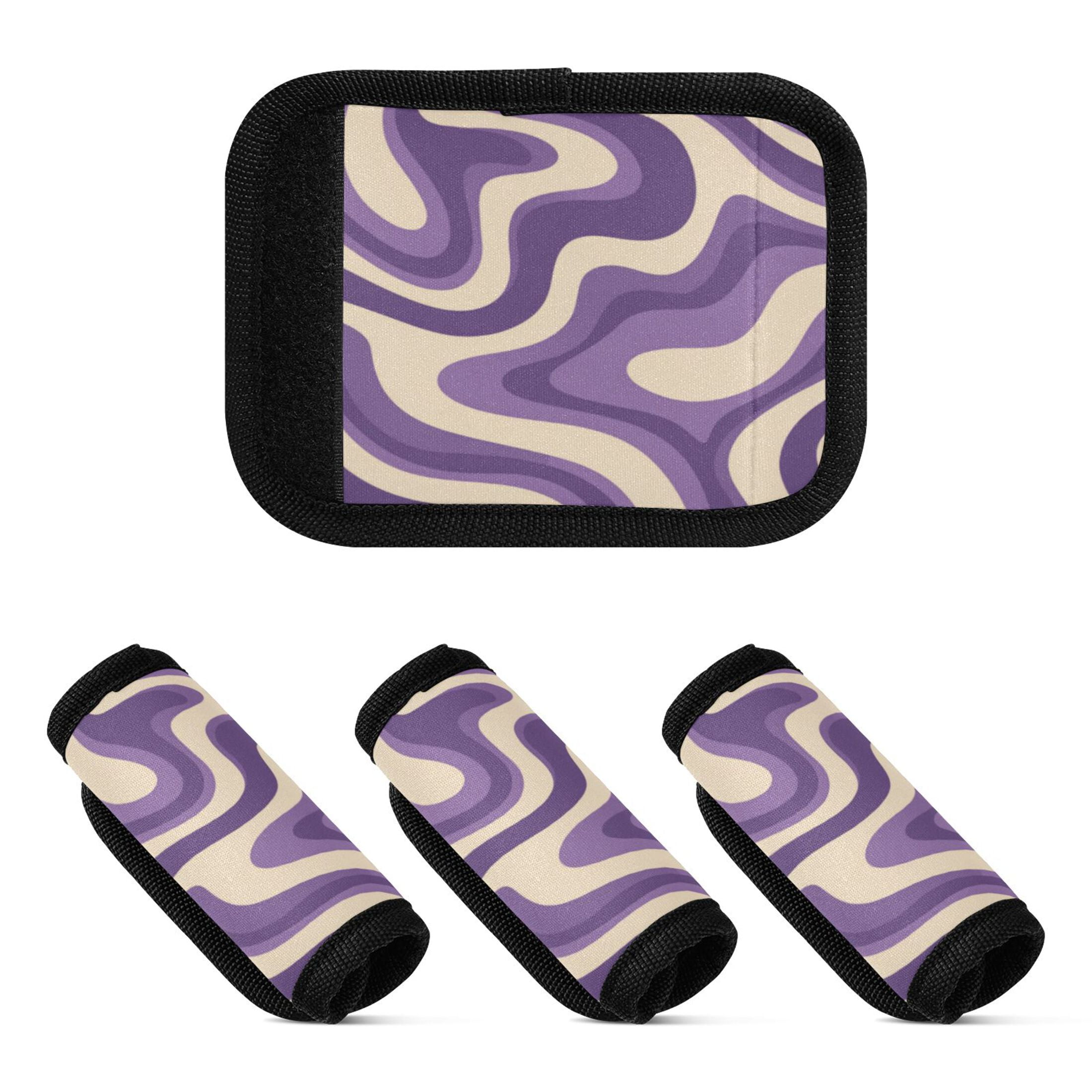 Luggage Handle Wrap for Suitcase 4-Pack Includes Back Information Card ...