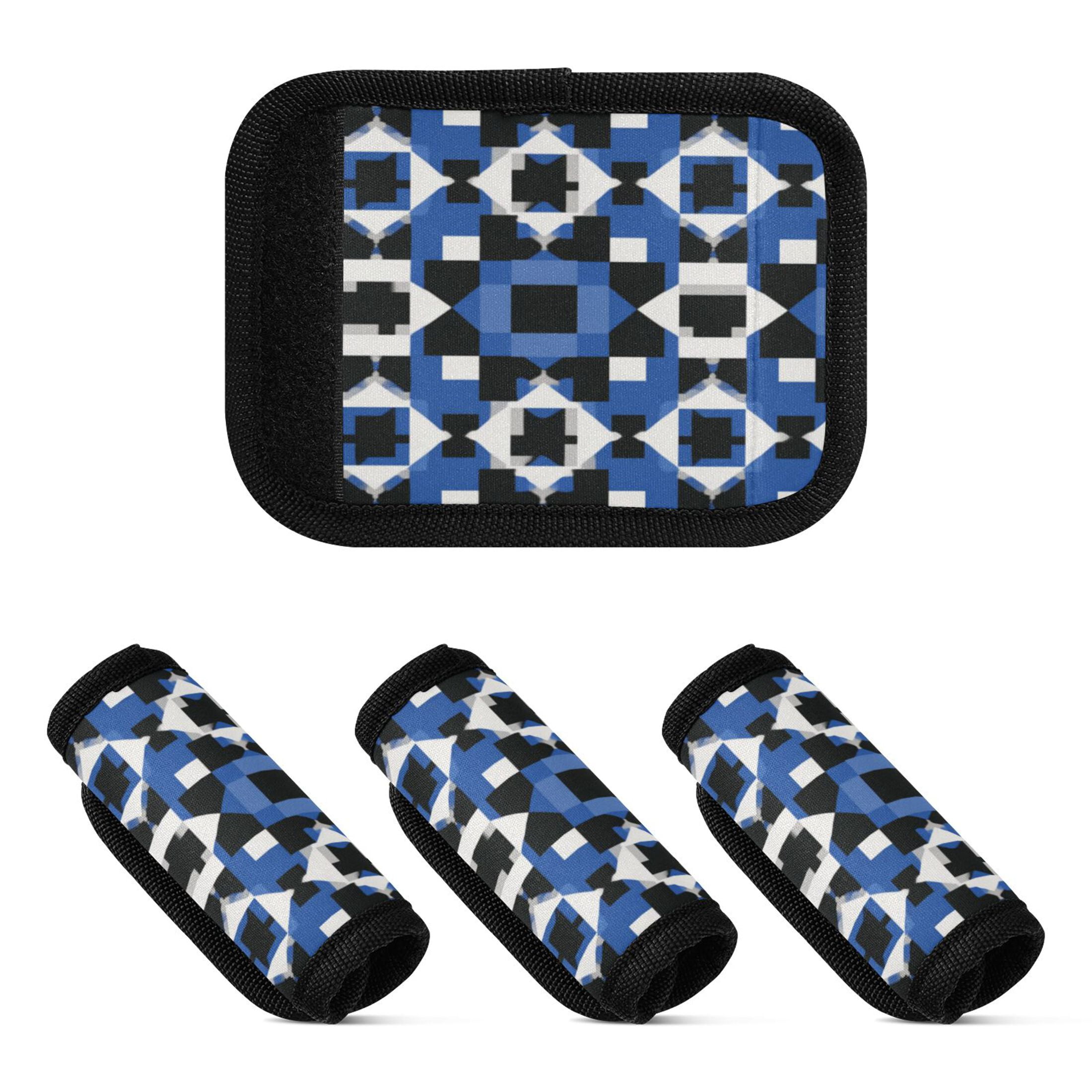 Luggage Handle Wrap for Suitcase 4-Pack Includes Back Information Card ...