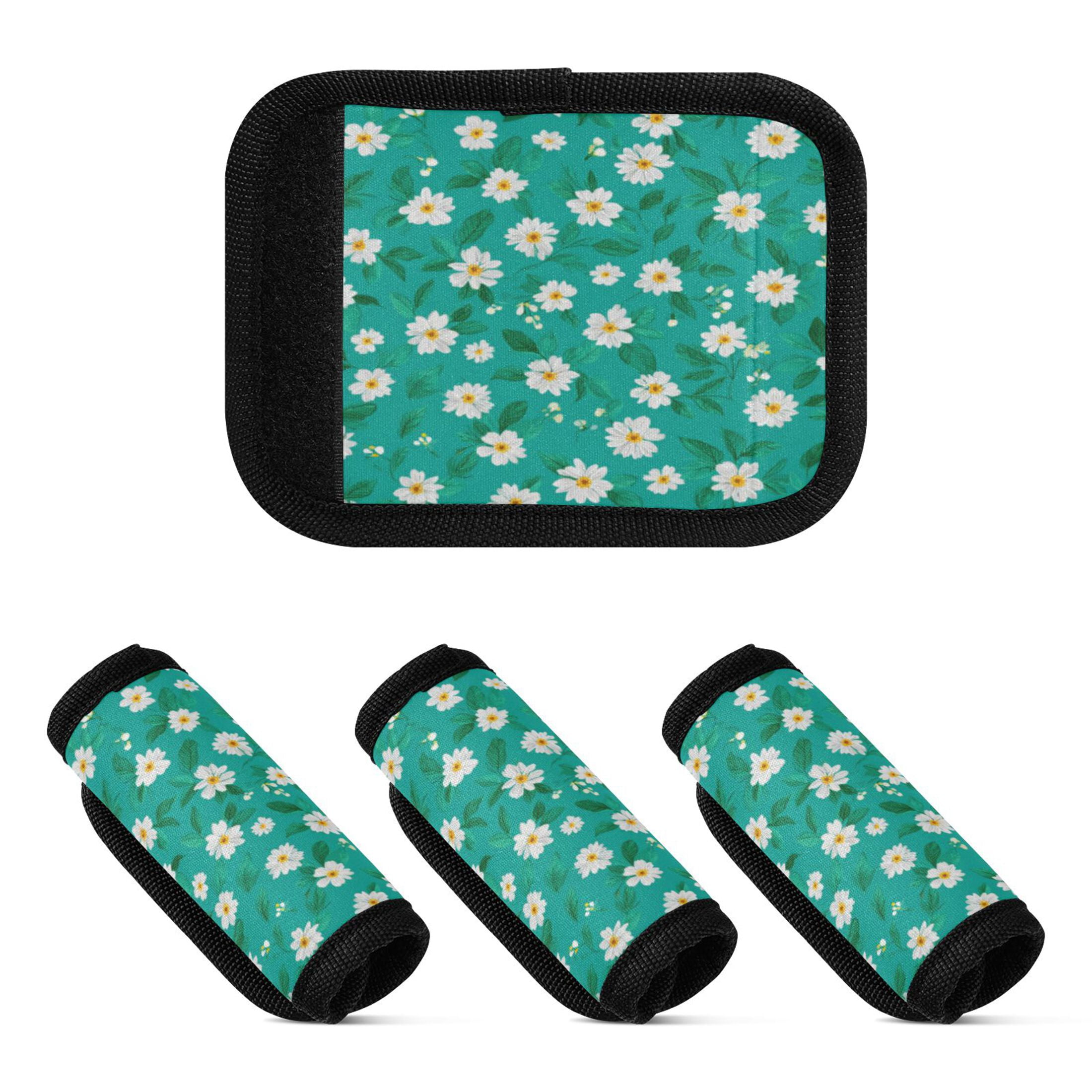 Luggage Handle Wrap for Suitcase 4-Pack Includes Back Information Card ...
