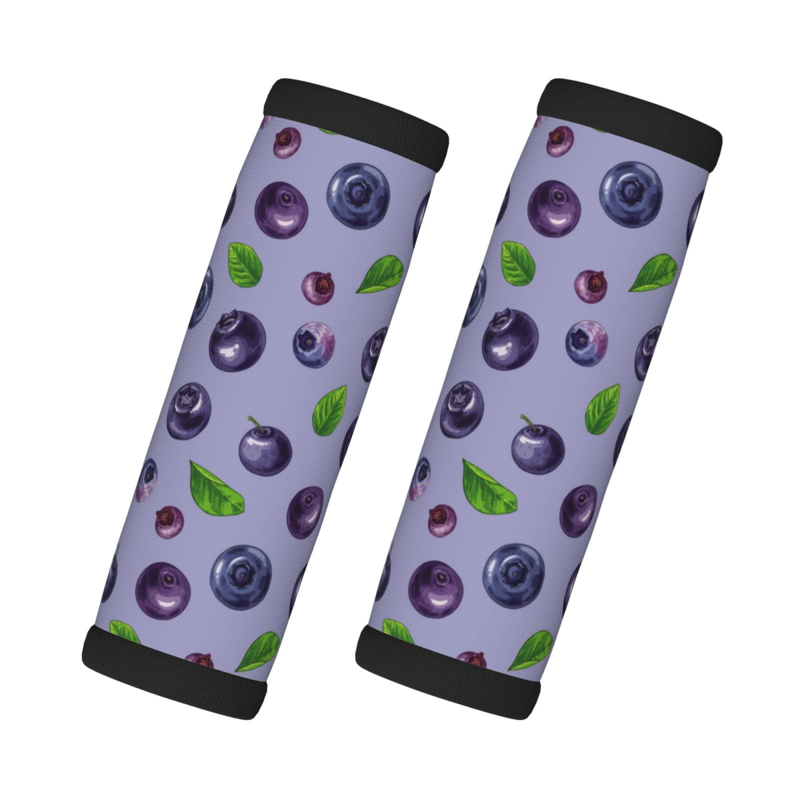 Luggage Handle Wraps for Suitcase - Blueberry Print funny Suitcase Tags ...