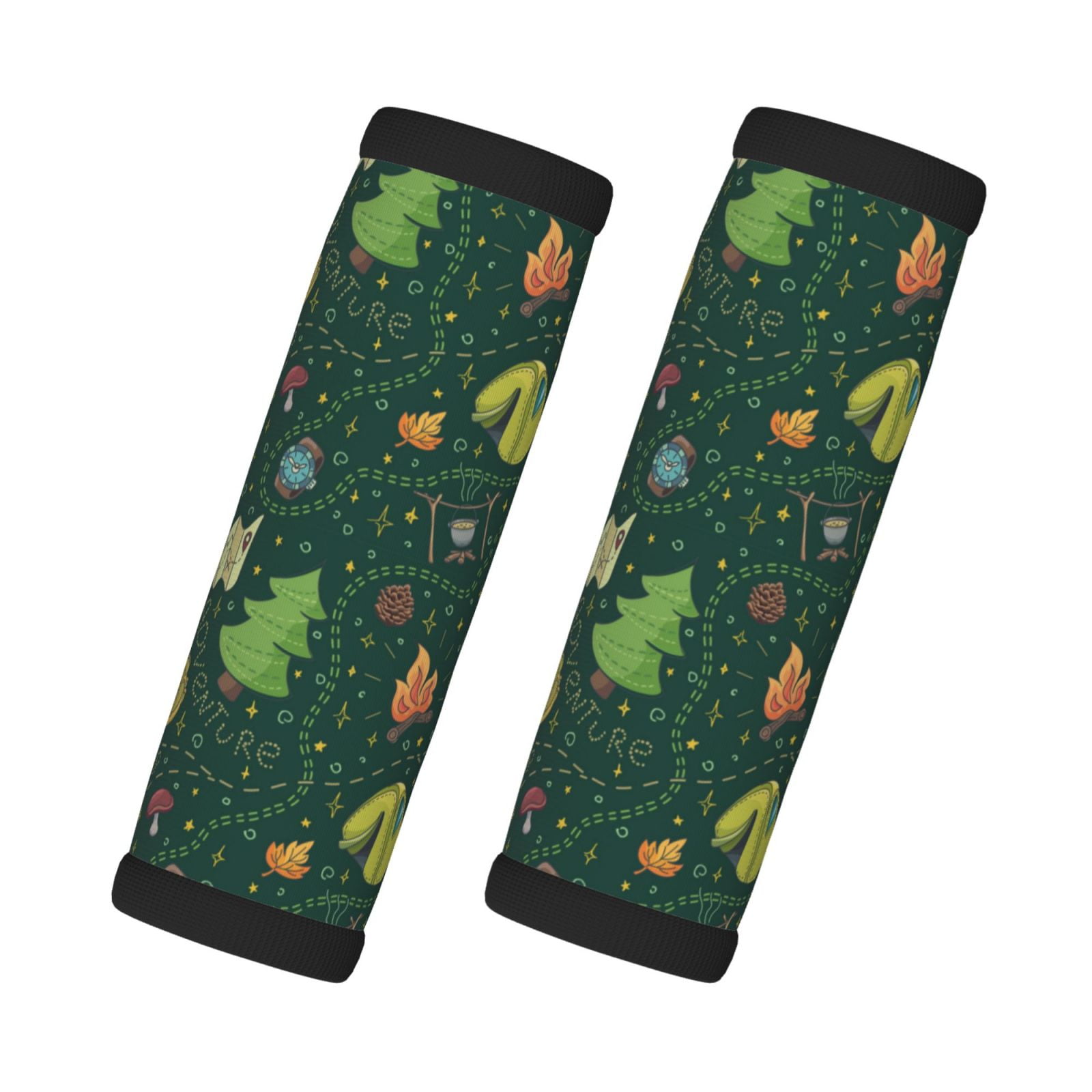 Luggage Handle Wraps for Suitcase, Camp In The Forest Suitcase Tags ...