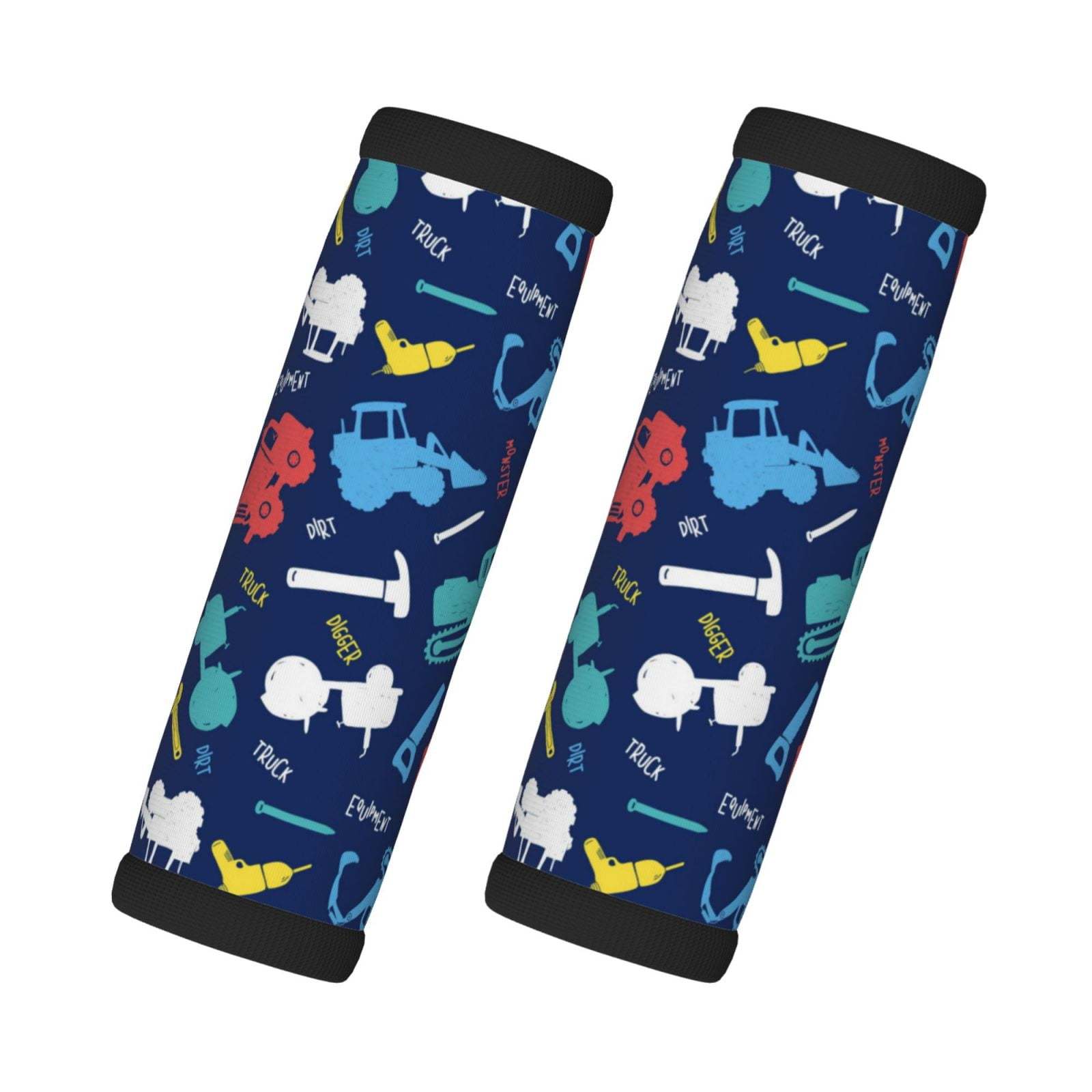 Luggage Handle Wraps for Suitcase, Colorful Excavator Suitcase Tags ...