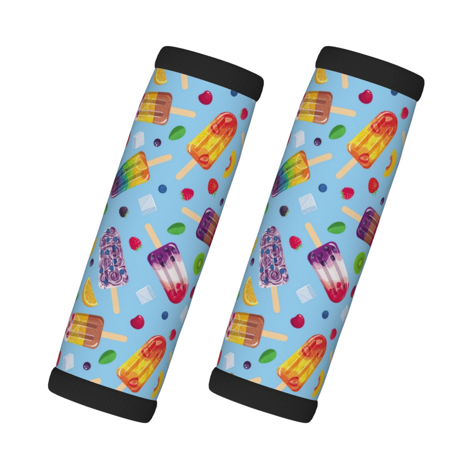 Luggage Handle Wraps for Suitcase, Cool Summer Ice Cream Print Suitcase ...