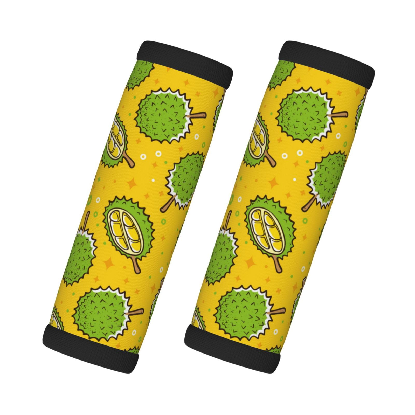 Luggage Handle Wraps for Suitcase Cute Durian Starry Sky Yellow ...