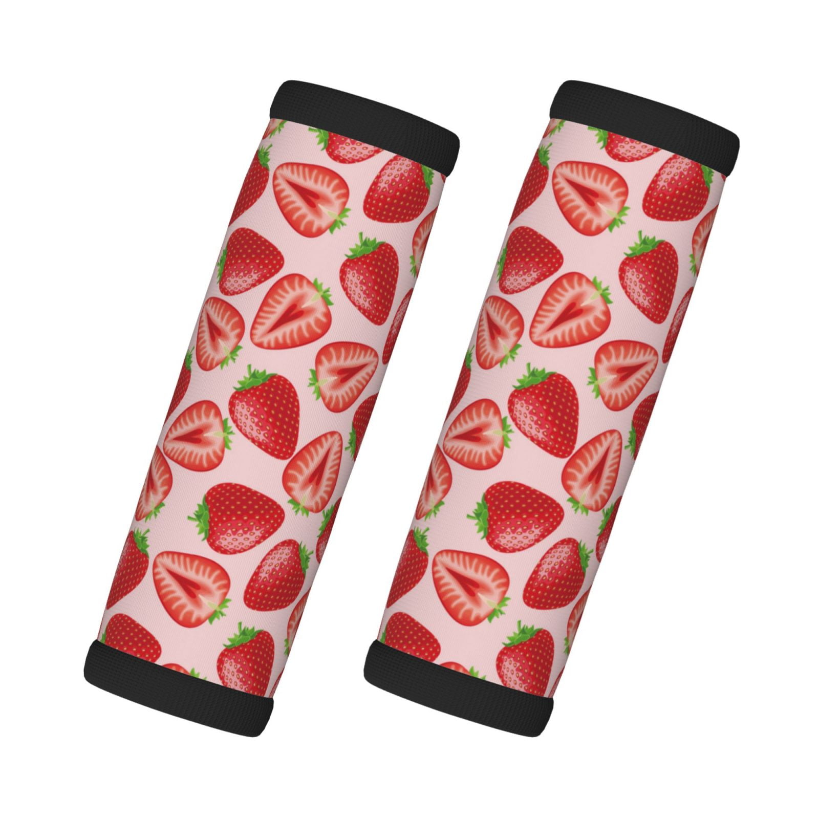Luggage Handle Wraps for Suitcase, Cute Strawberry B Suitcase Tags ...