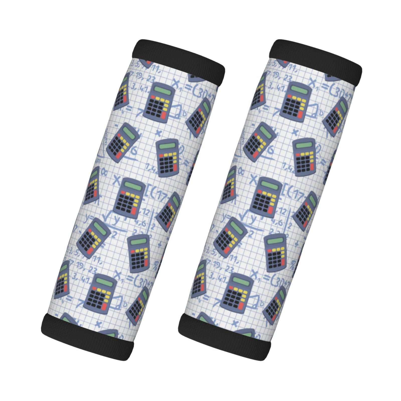 Luggage Handle Wraps for Suitcase - Math number Print calculator ...
