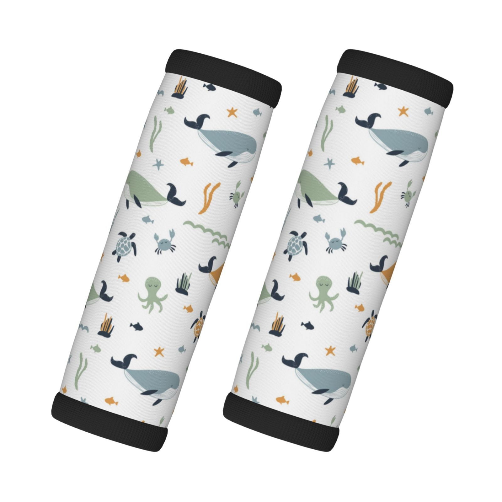 Luggage Handle Wraps for Suitcase - Sea creatures A Suitcase Tags ...