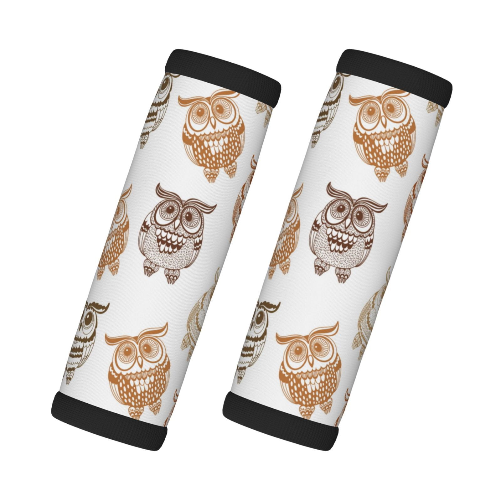 Luggage Handle Wraps for Suitcase - Simple Cute Owls Suitcase Tags ...