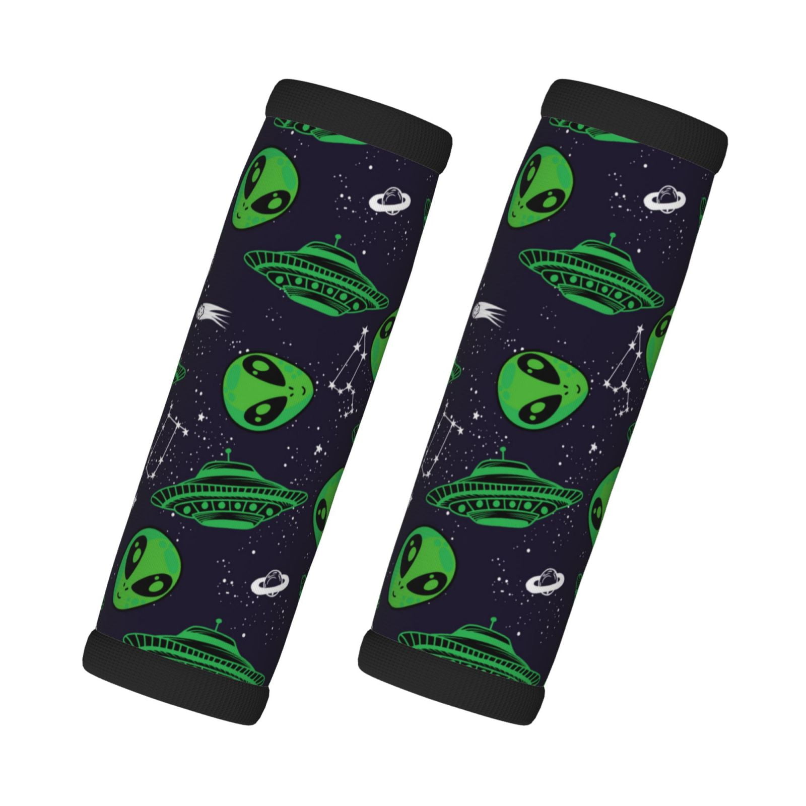 Luggage Handle Wraps for Suitcase, Space green Pattern Suitcase Tags ...
