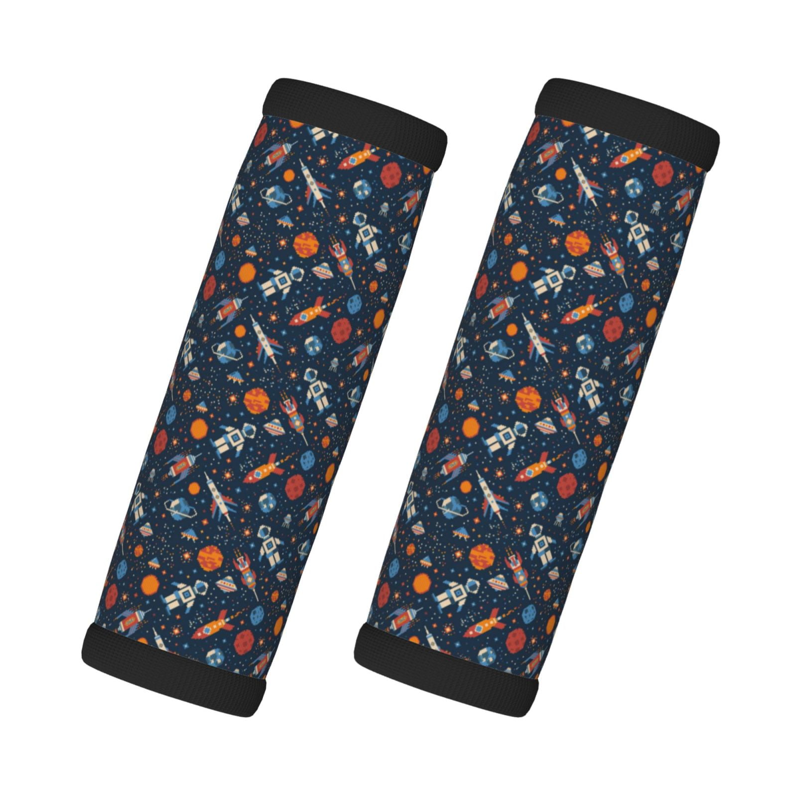 Luggage Handle Wraps for Suitcase - Spaceships And Stars In Outer Space ...
