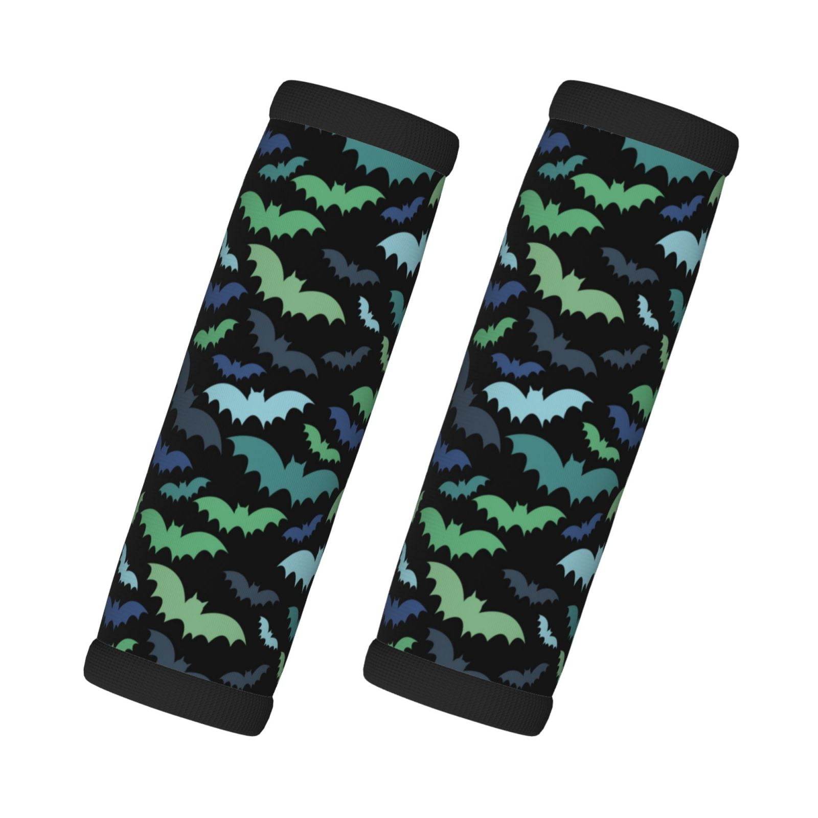 Luggage Handle Wraps for Suitcase, blue green bats cool Suitcase Tags ...