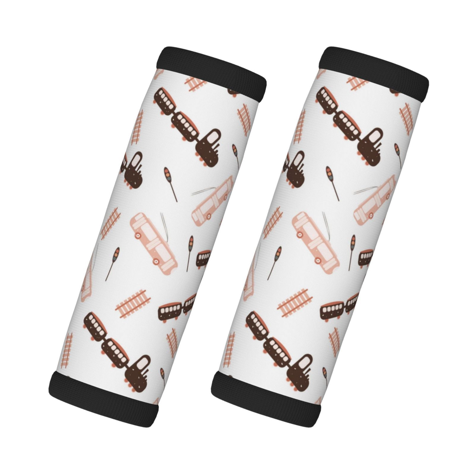 Luggage Handle Wraps for Suitcase - traffic Train Pattern Suitcase Tags ...