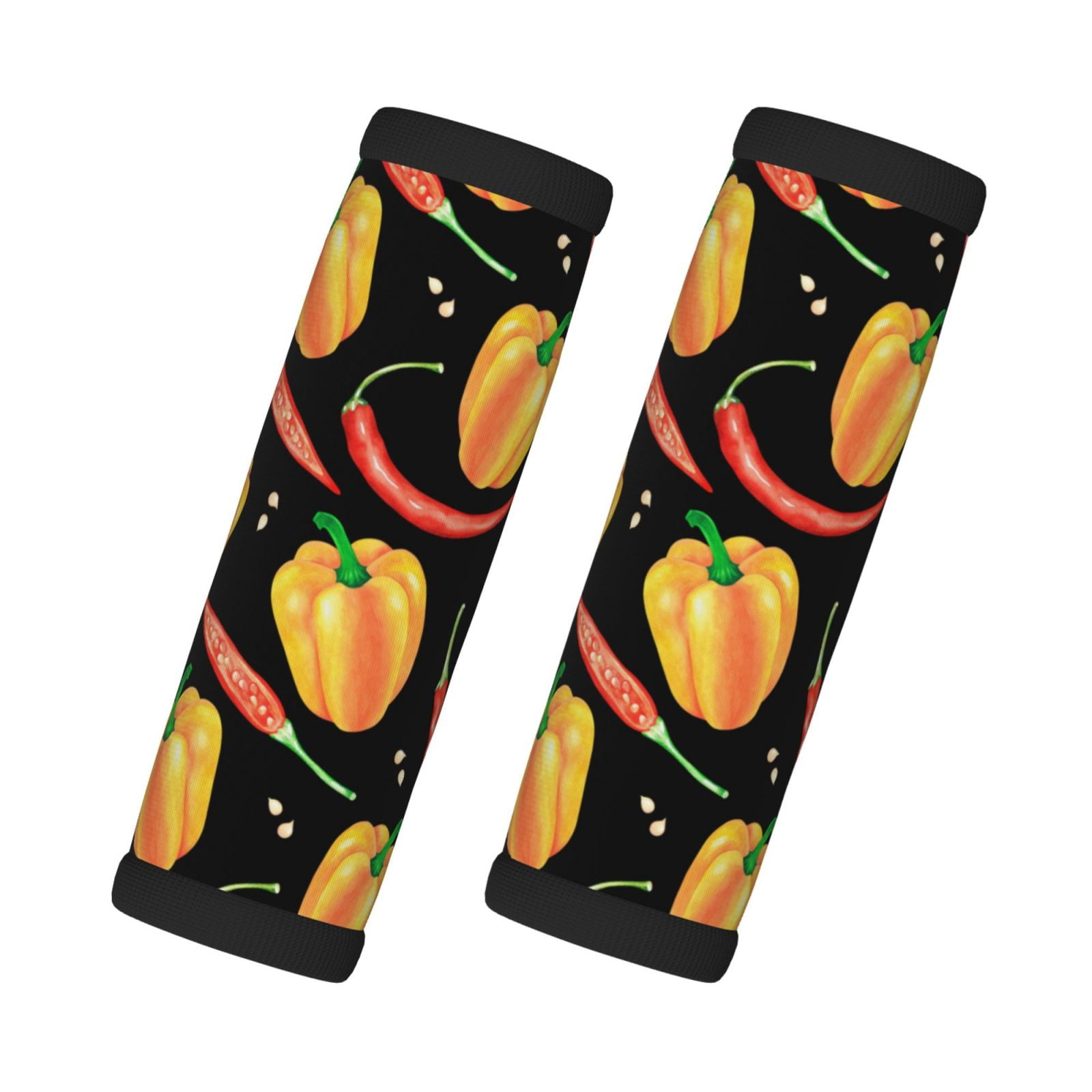 Luggage Handle Wraps for Suitcases - yellow Pepper red Luggage ...