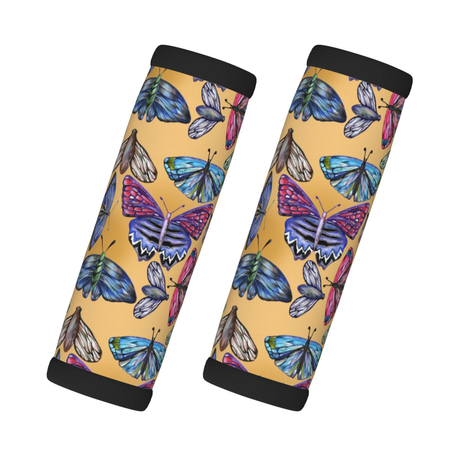 Luggage Handle Wraps for Suitcase Butterfly 3 Suitcase Tags Identifiers ...