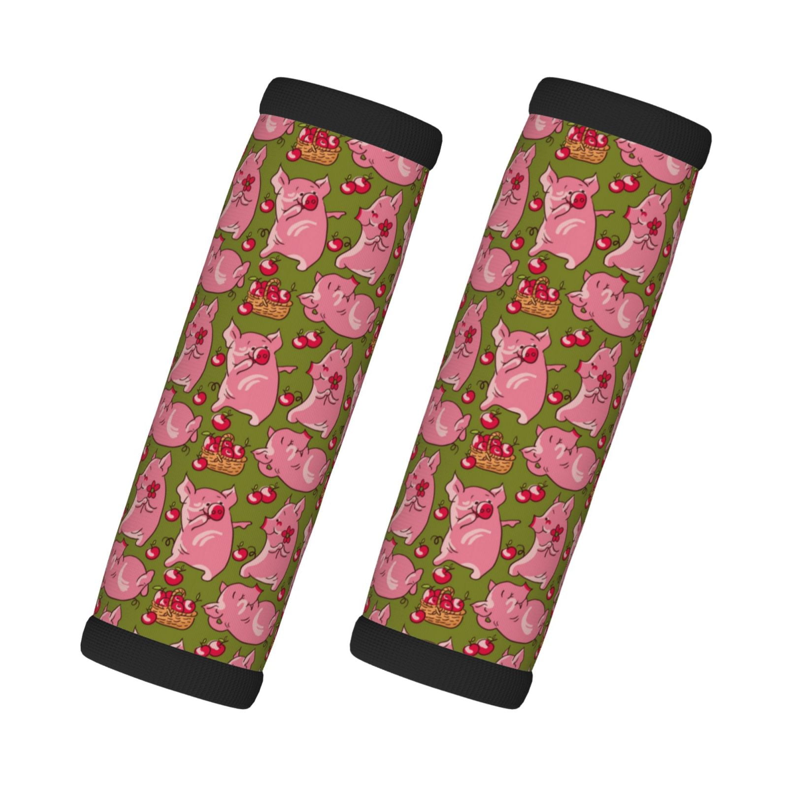 Luggage Handle Wraps for Suitcase Cartoon Pigs Suitcase Tags ...