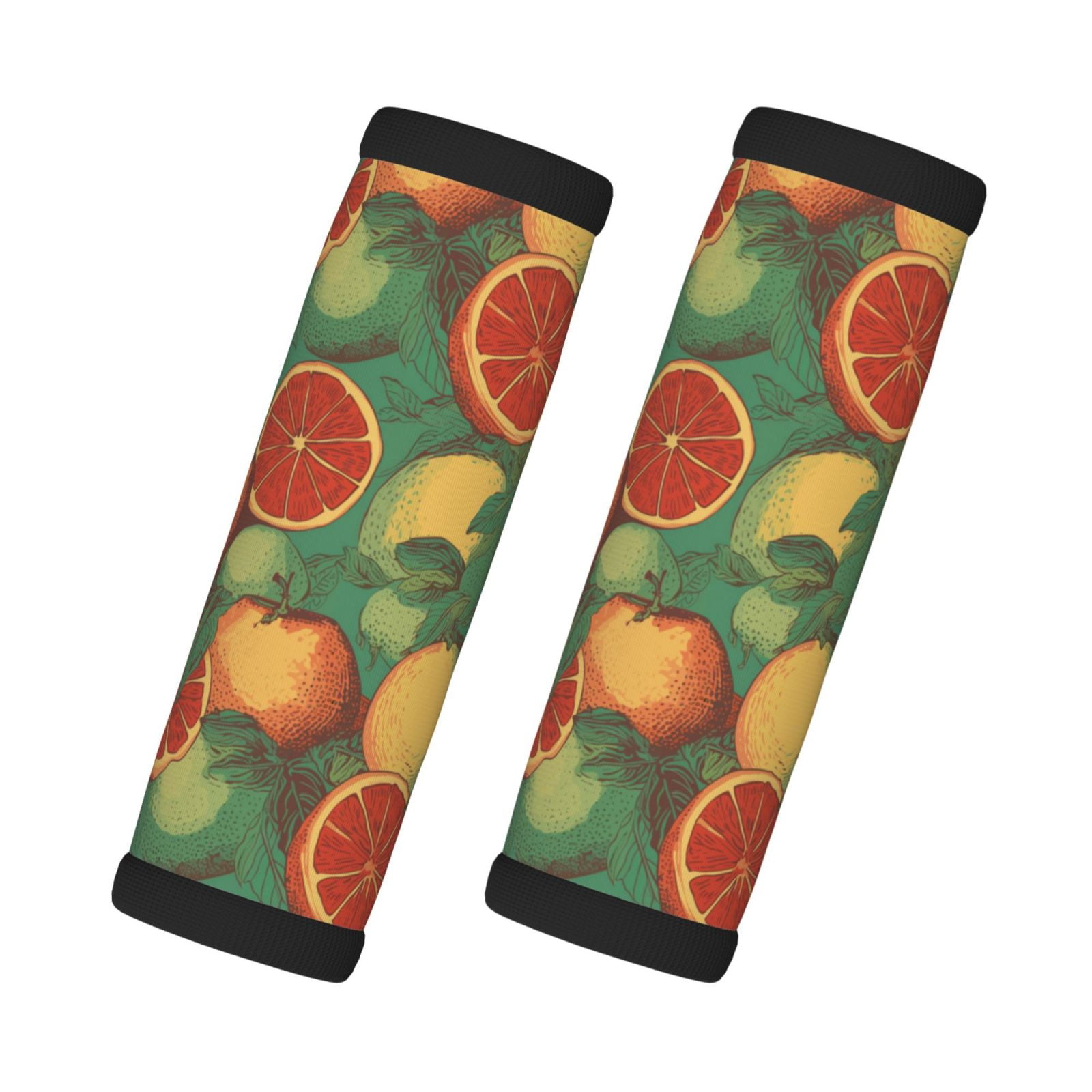 Luggage Handle Wraps for Suitcase Cute Cerulean Orange Suitcase Tags ...