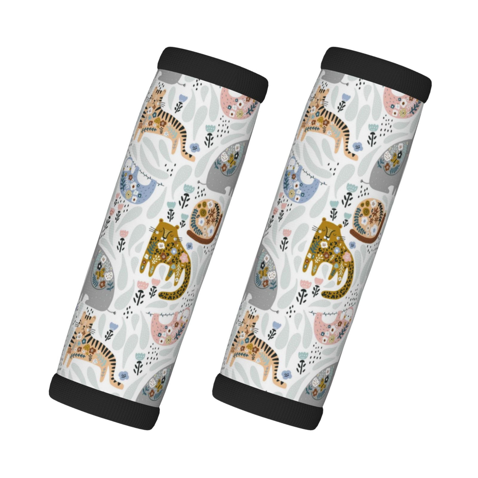 Luggage Handle Wraps for Suitcase Cute Colorful Animal Suitcase Tags ...