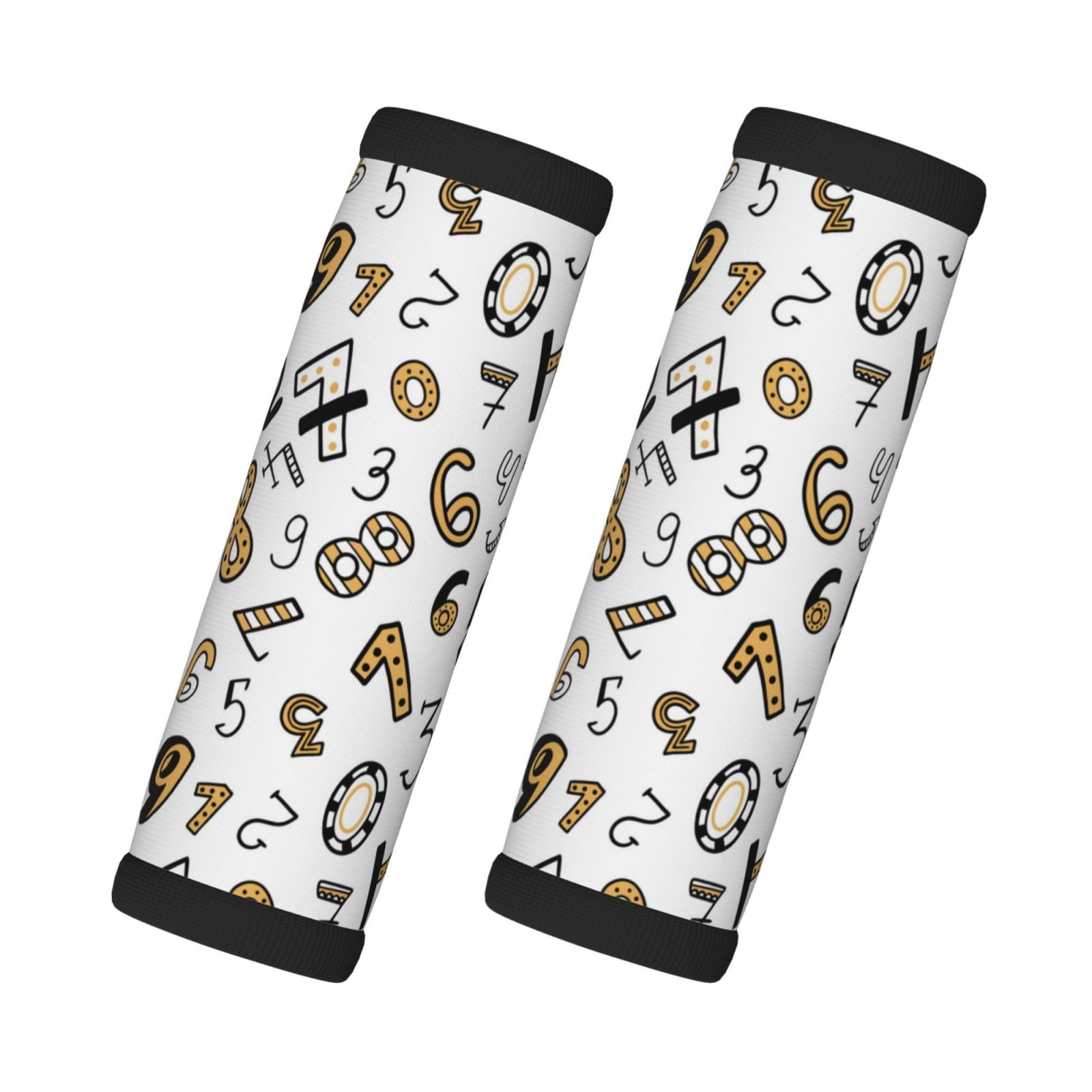 Luggage Handle Wraps for Suitcase Cute math numbers Suitcase Tags ...