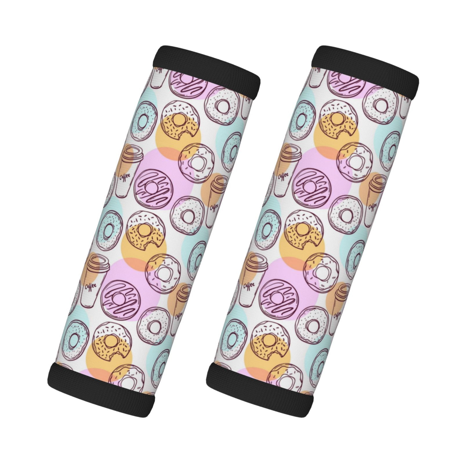 Luggage Handle Wraps for Suitcase Donuts and Coffee Suitcase Tags ...