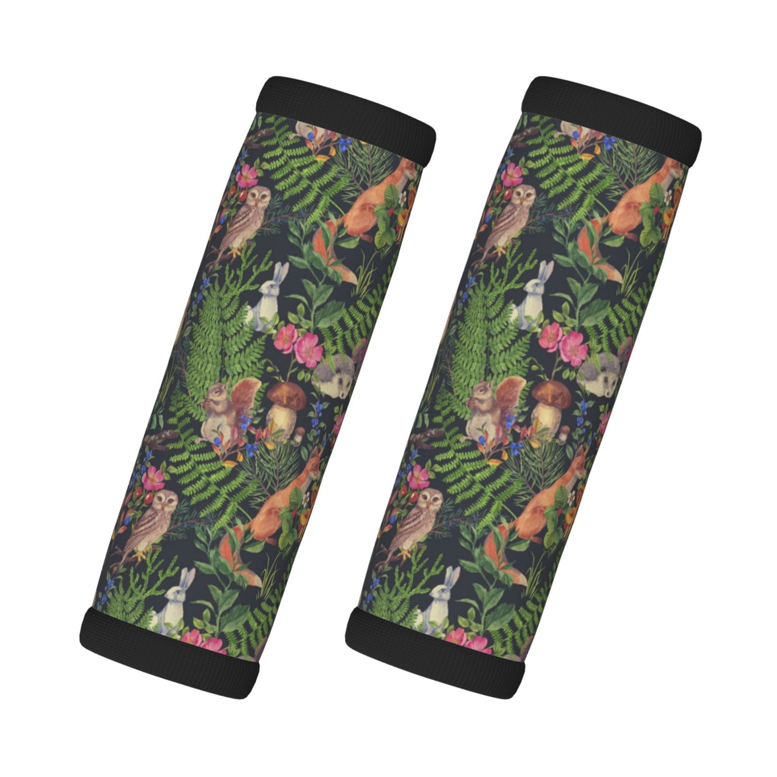 Luggage Handle Wraps for Suitcase Forest Animals And Plants Suitcase ...