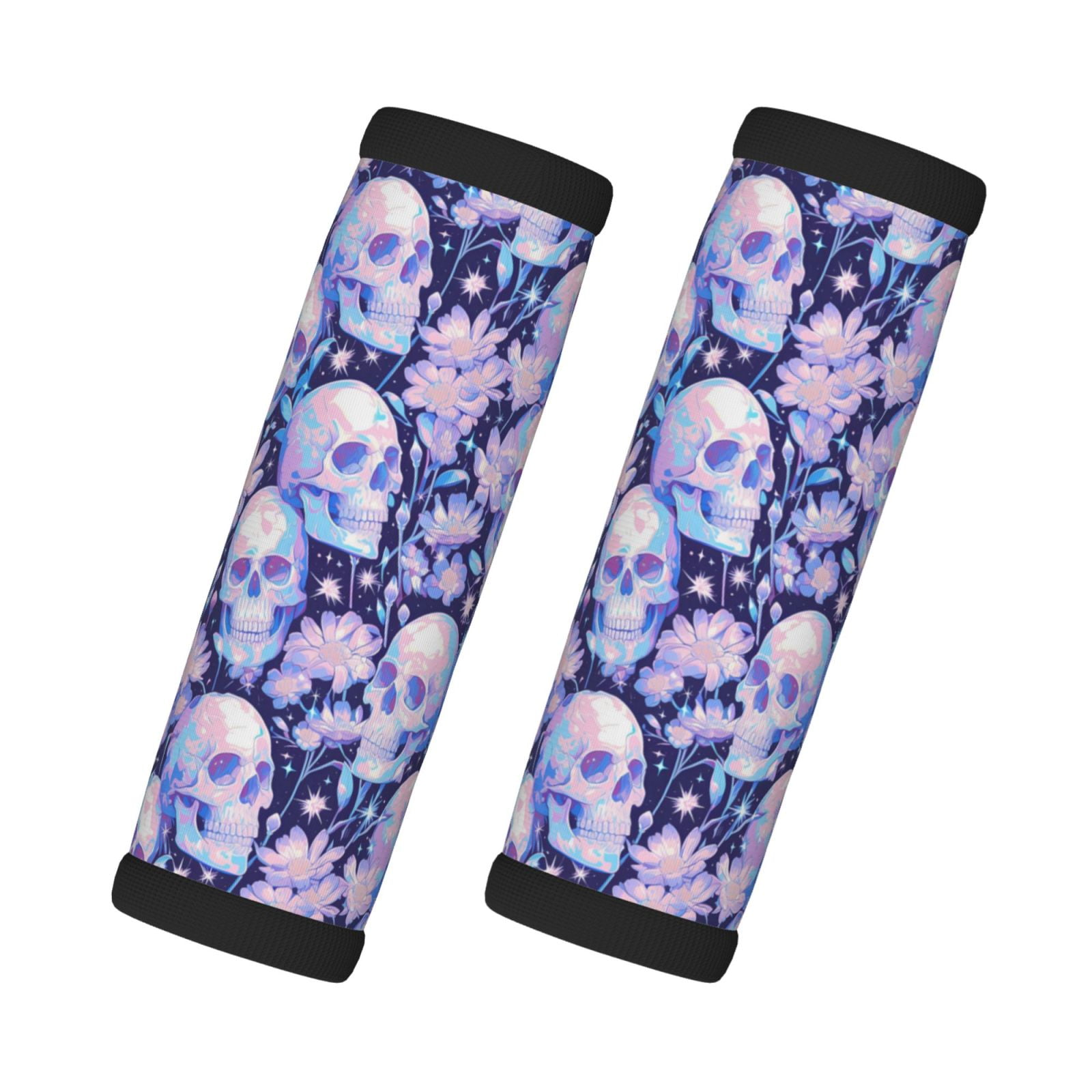 Luggage Handle Wraps for Suitcase Skull star crystal Suitcase Tags ...