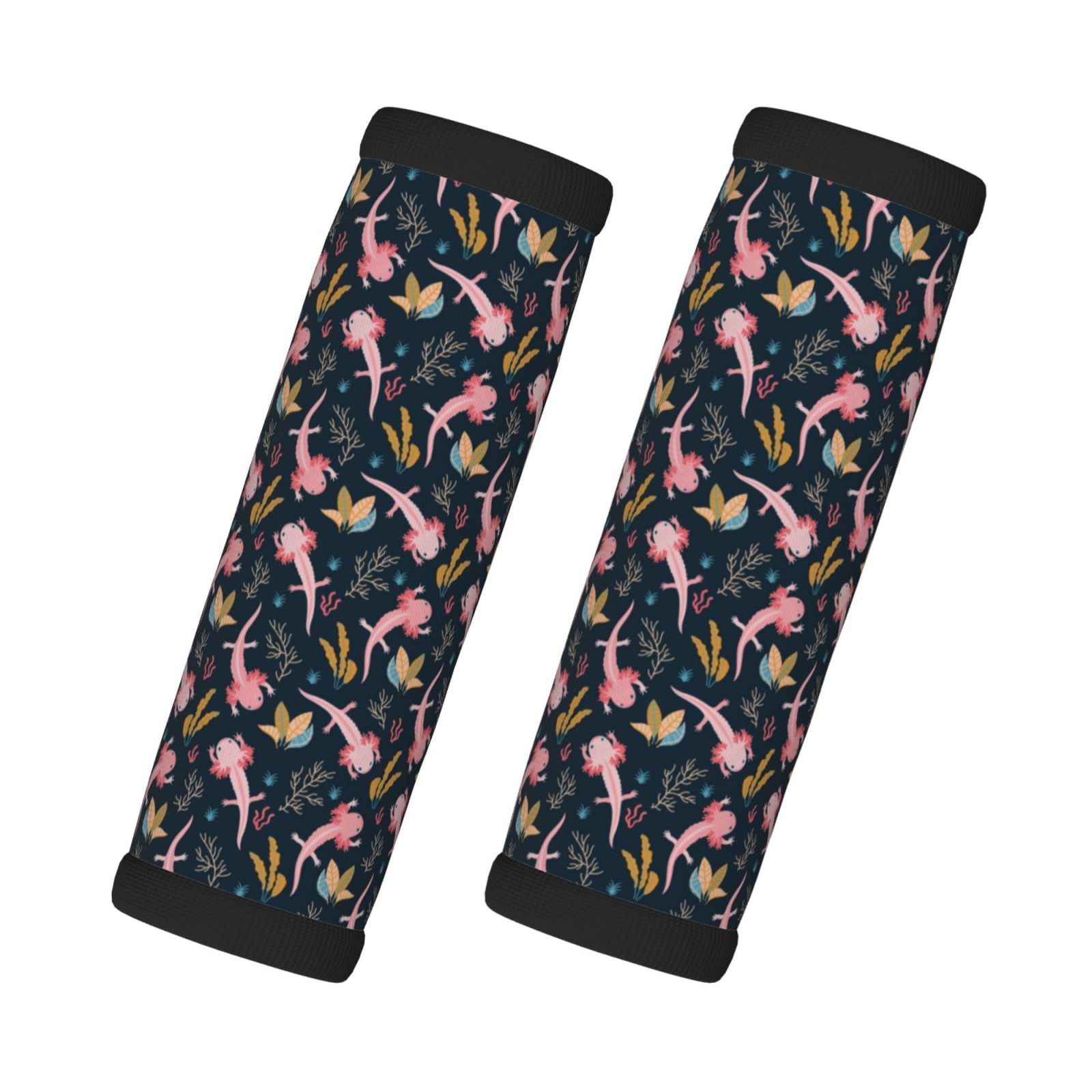 Luggage Handle Wraps for Suitcase Trendy cute pink Axolotl Suitcase ...