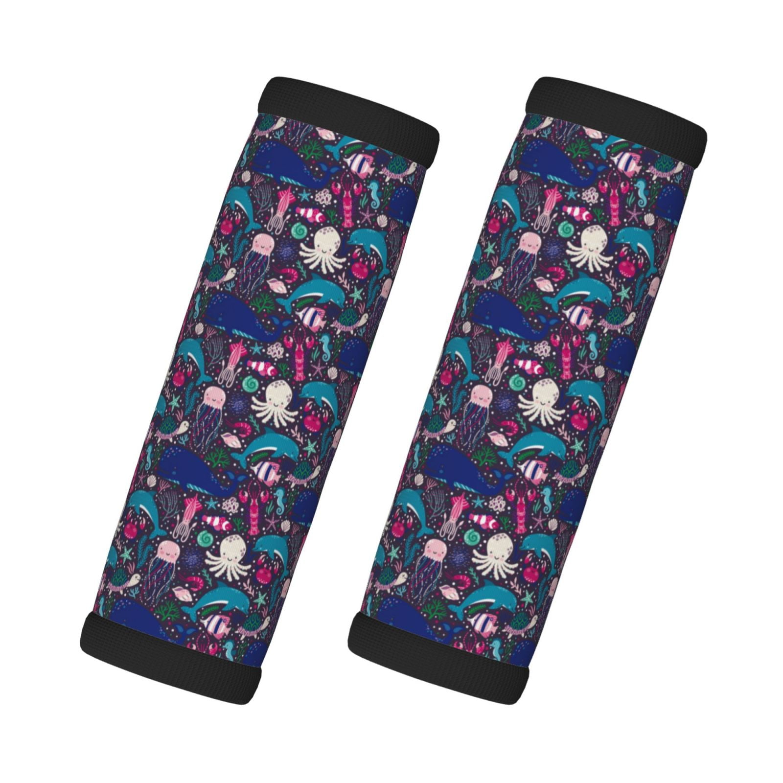 Luggage Handle Wraps for Suitcase Underwater Animals Suitcase Tags ...