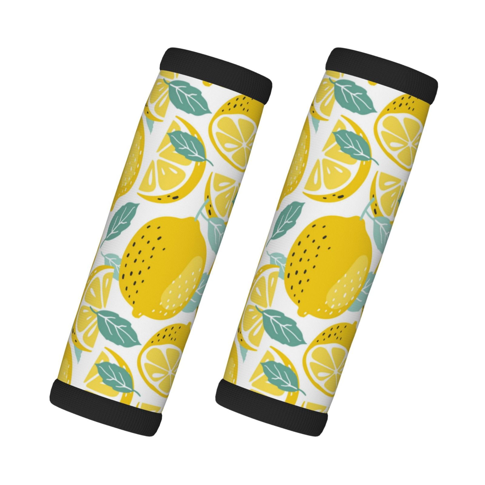 Luggage Handle Wraps for Suitcase cartoon yellow Lemon Suitcase Tags ...