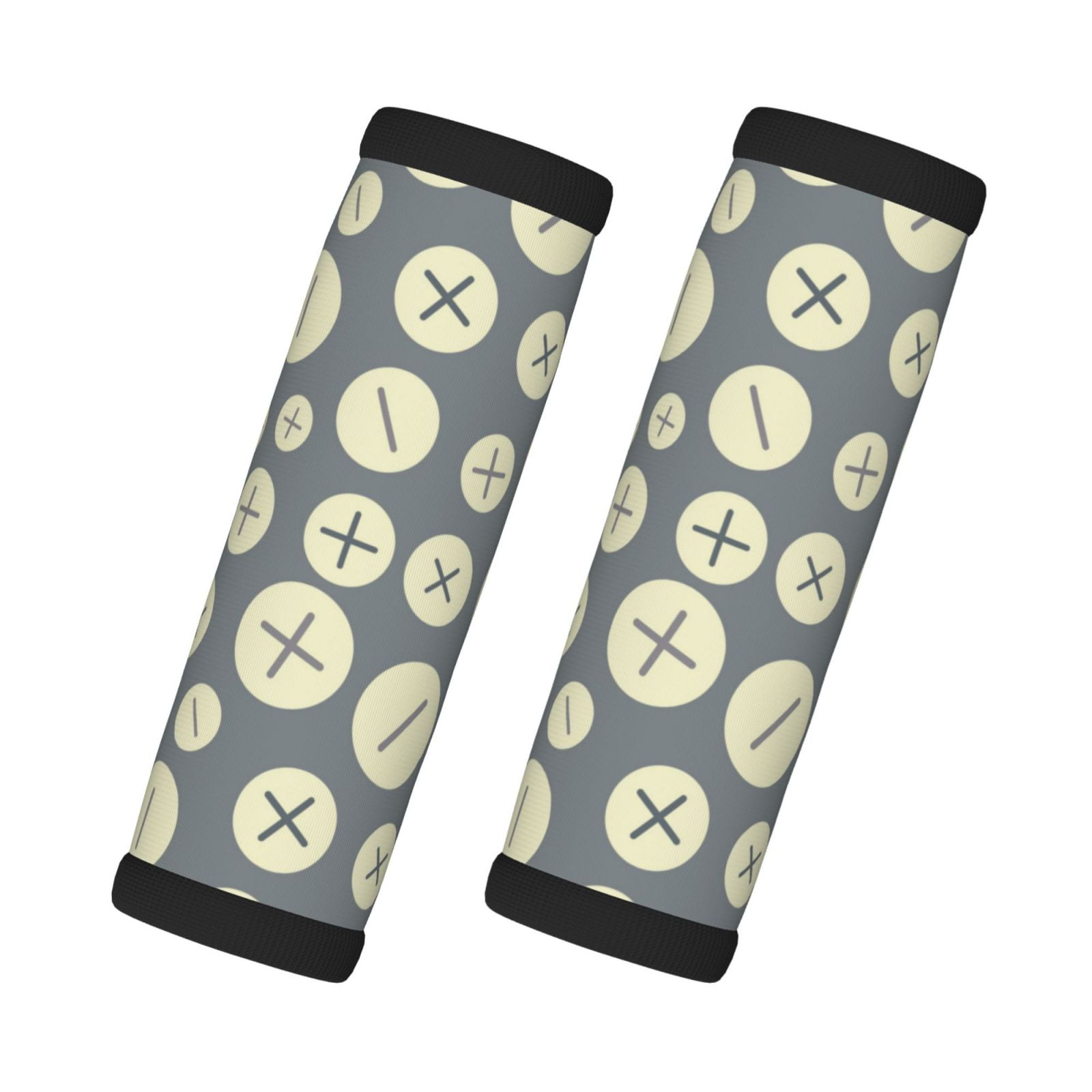 Luggage Handle Wraps for Suitcase comical Math Symbol Print Suitcase ...