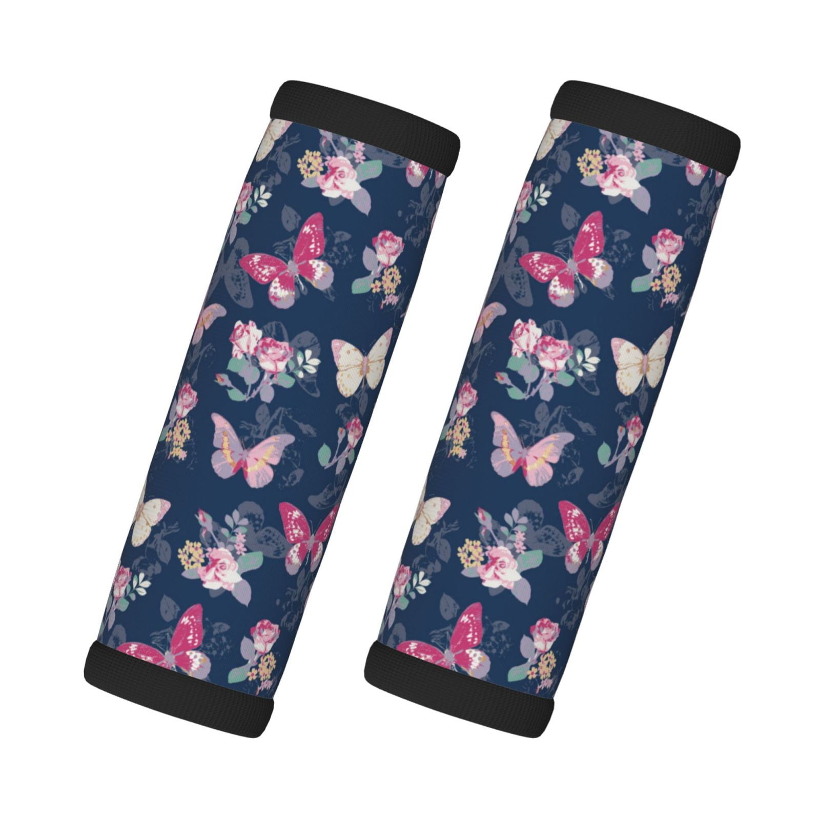 Luggage Handle Wraps for Suitcase flower butterfly_A Suitcase Tags ...