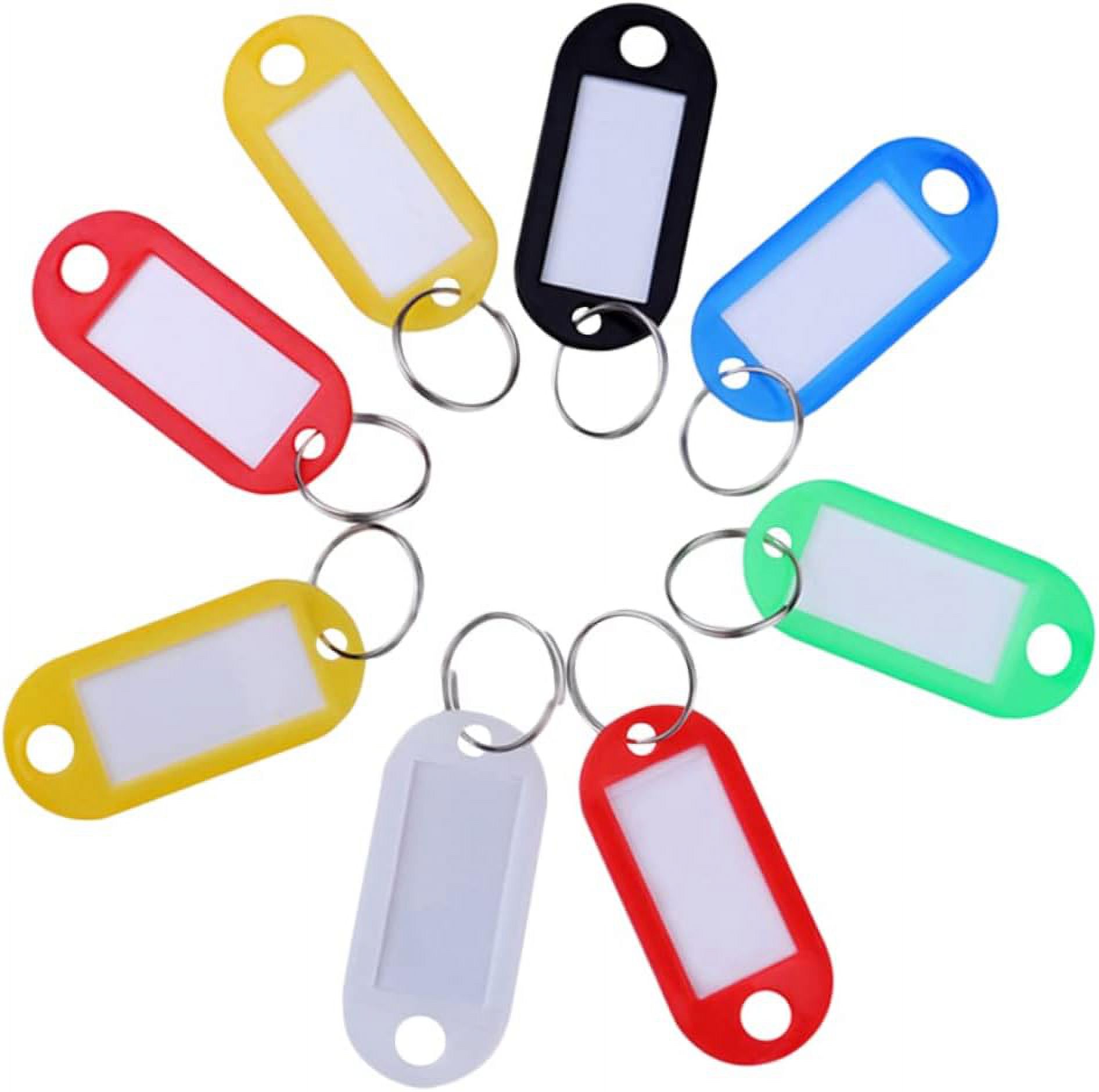 Luggage ID Tags 80 pcs Ring Color Least with Mixed Multi-Colors Tags ...