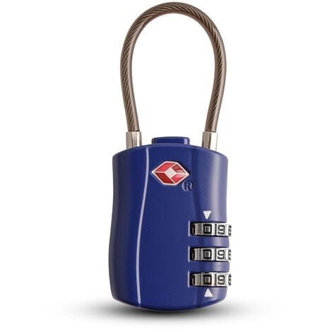 Luggage Lock, 3 Position Security Padlock, Combination Padlock ...