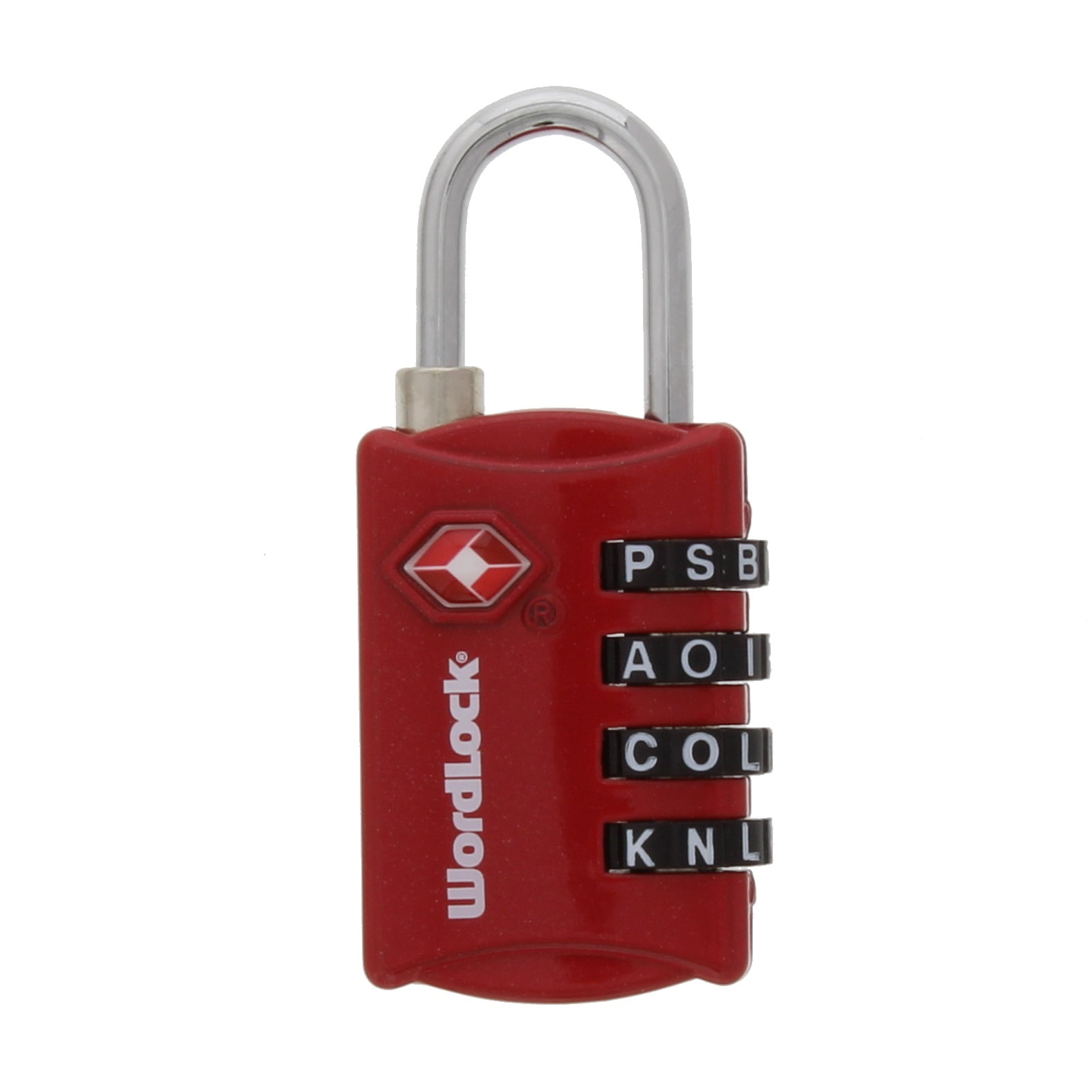 Luggage Lock Tsa 4 Dial Red - Walmart.com