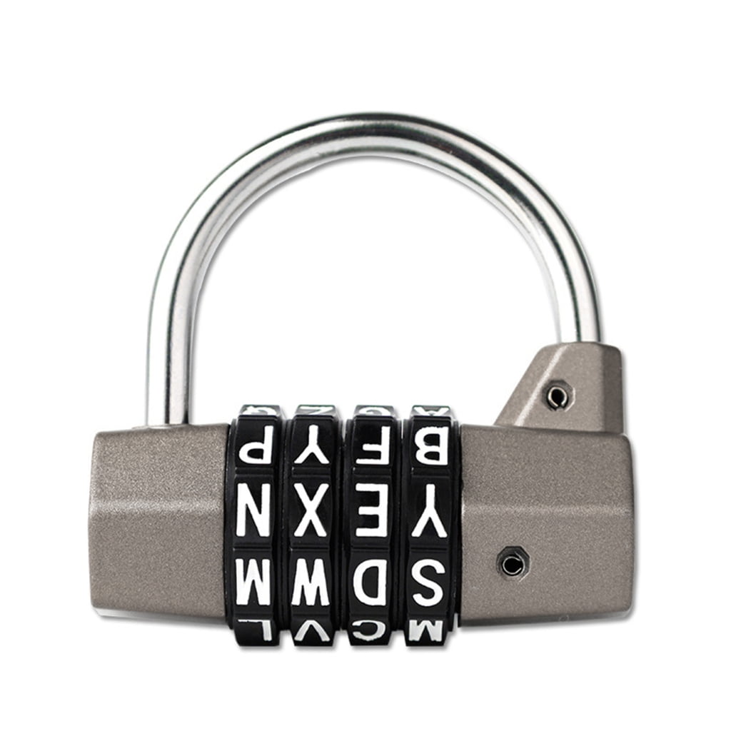 Luggage Lock4 Digit Combination,Resettable Easy to Read Password Window ...