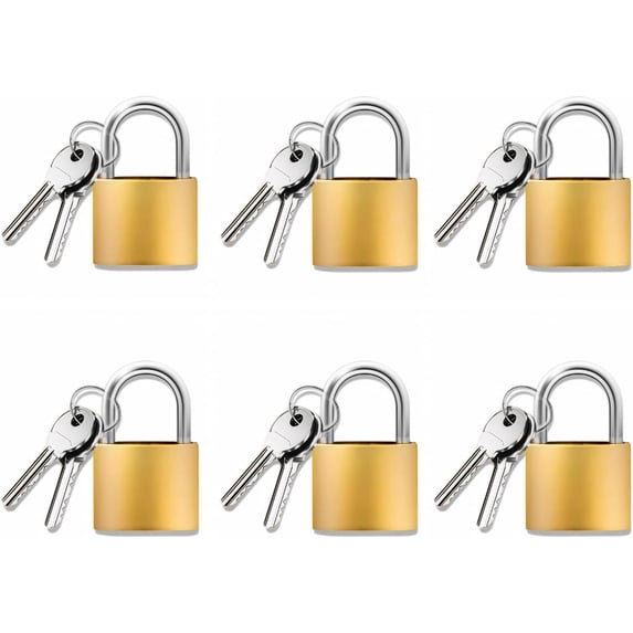 Luggage Locks with Keys, 20mm Small Padlock School Gym Locker Lock ...