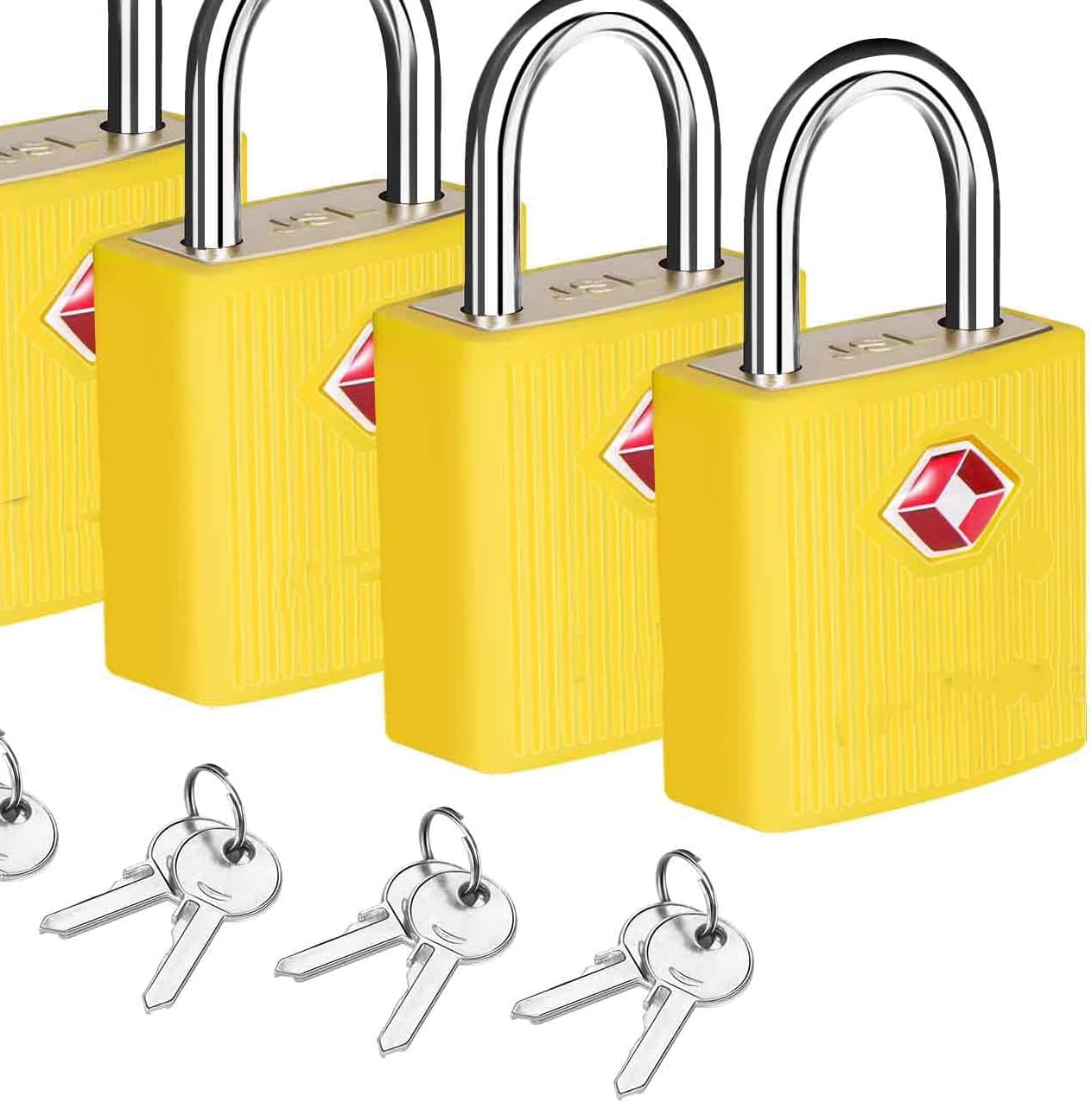 Luggage Locks with Keys, Travel Padlock, Zinc Alloy Waterproof Keyed ...