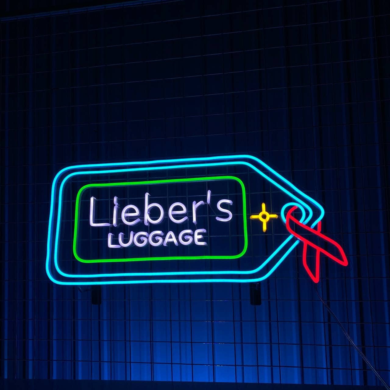 Luggage Name Tag Neon Sign, Luggage Travel Bag Shop Decor - Walmart.com