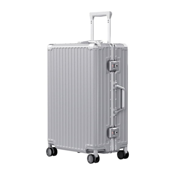 Carry On Luggage 20 inch Aluminum Frame with Spinner Wheels Hardshell ...