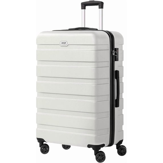 Luggage PC ABS Hardside Lightweight Suitcase with 4 Wheels TSA Lock ...
