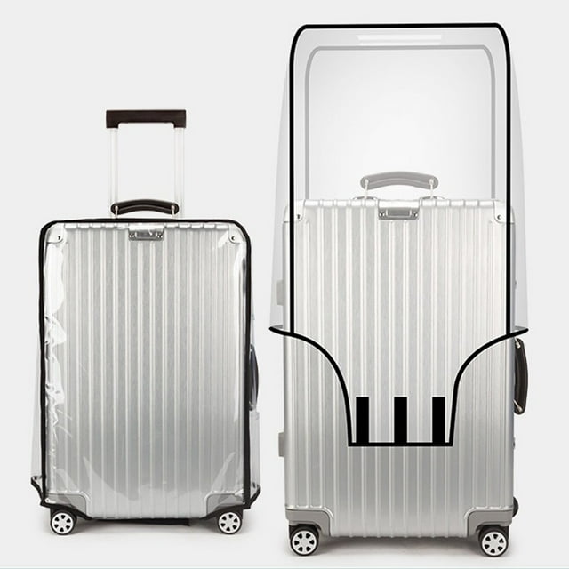 Luggage Protector Suitcase Cover Clear PVC Suitcase Cover Protectors ...