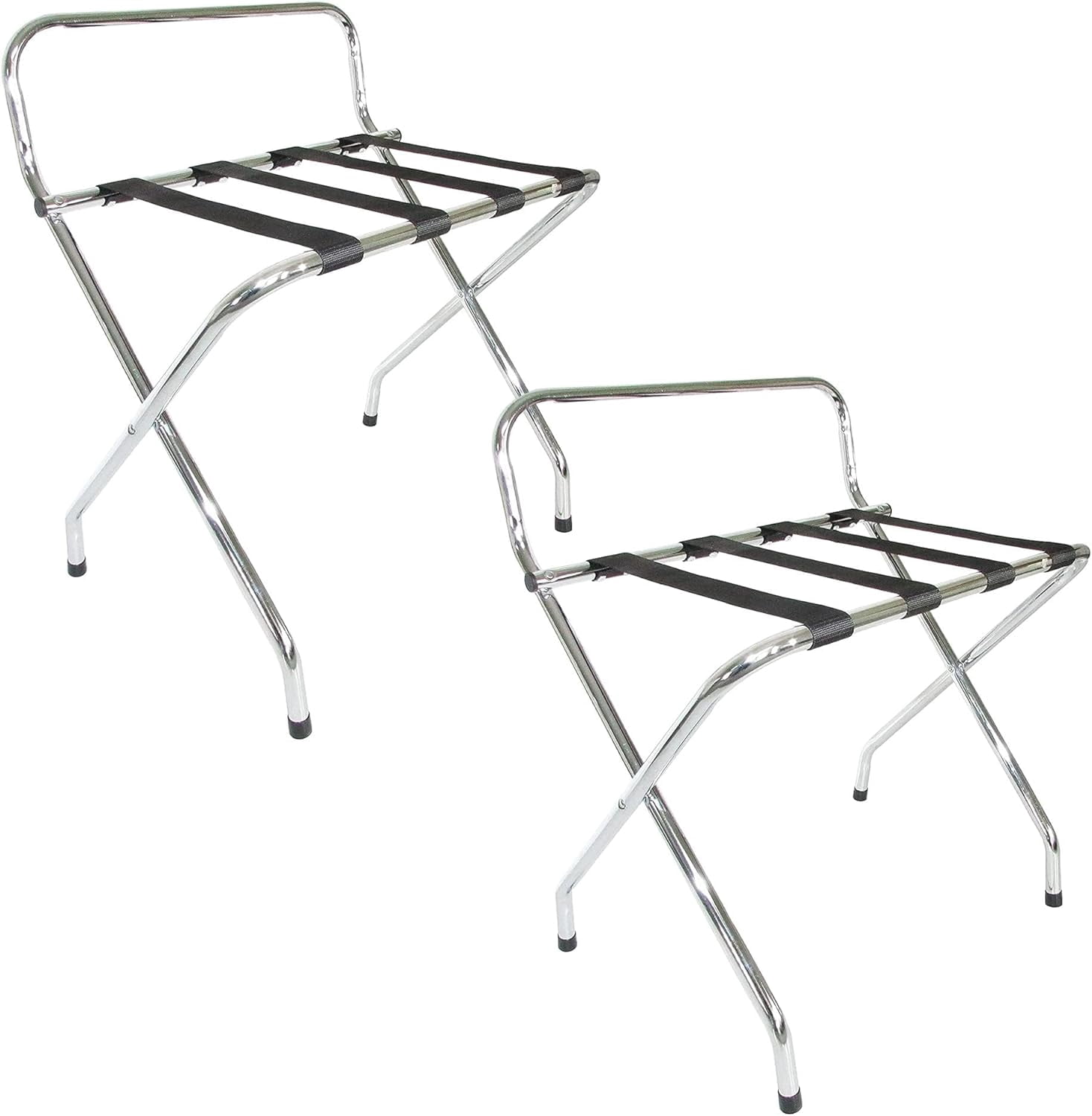 Luggage Rack, Foldable Suitcase Stand, Metal Luggage Holder for Guest ...
