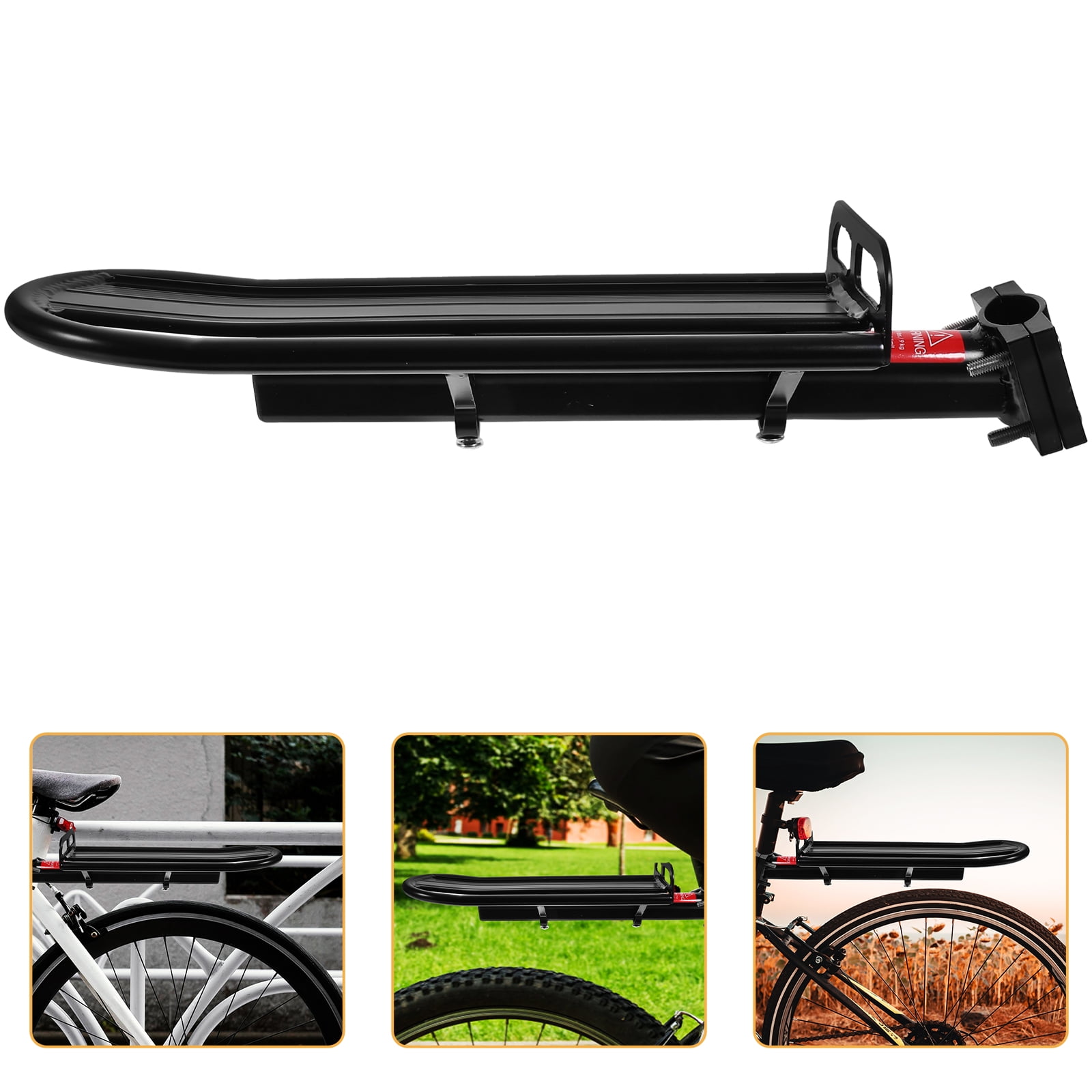 Luggage Rack Shelf Bike Rear Pannier Carrier Cargo Racks Passenger Seat ...