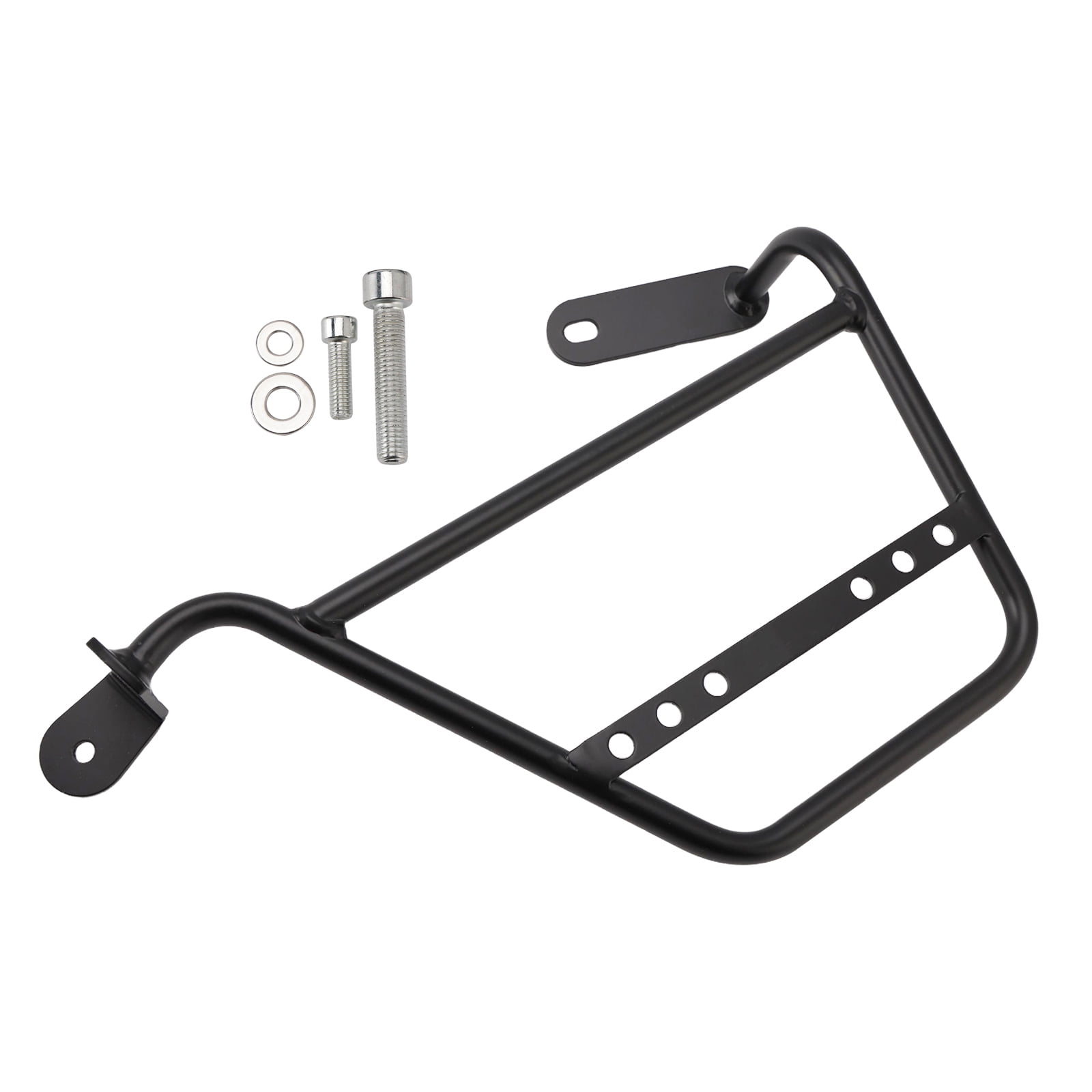 Luggage Rack Side Saddle Bag Mount Bracket Black Left For Guzzi V7 ...