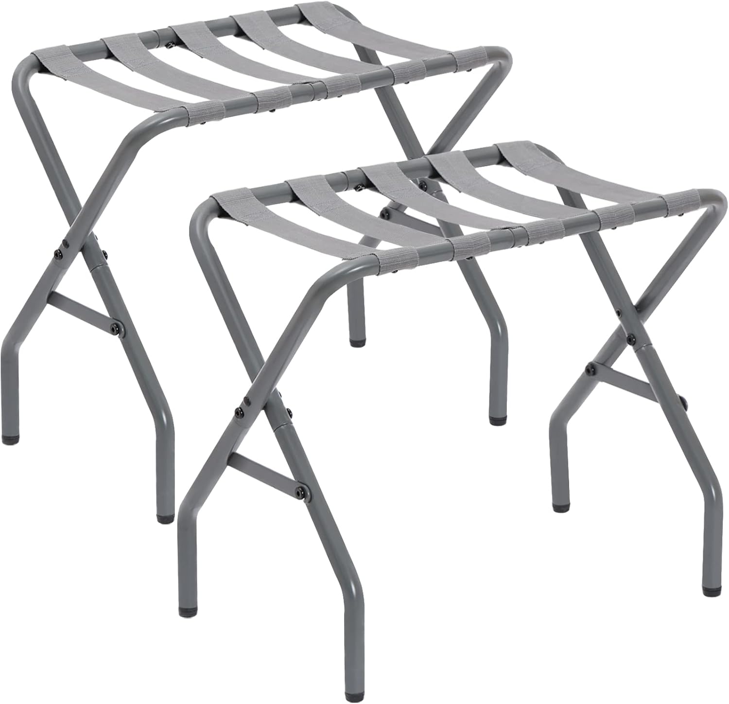 Luggage Rack, Suitcase Stands Set of 2, Metal Luggage Holder for Guest ...