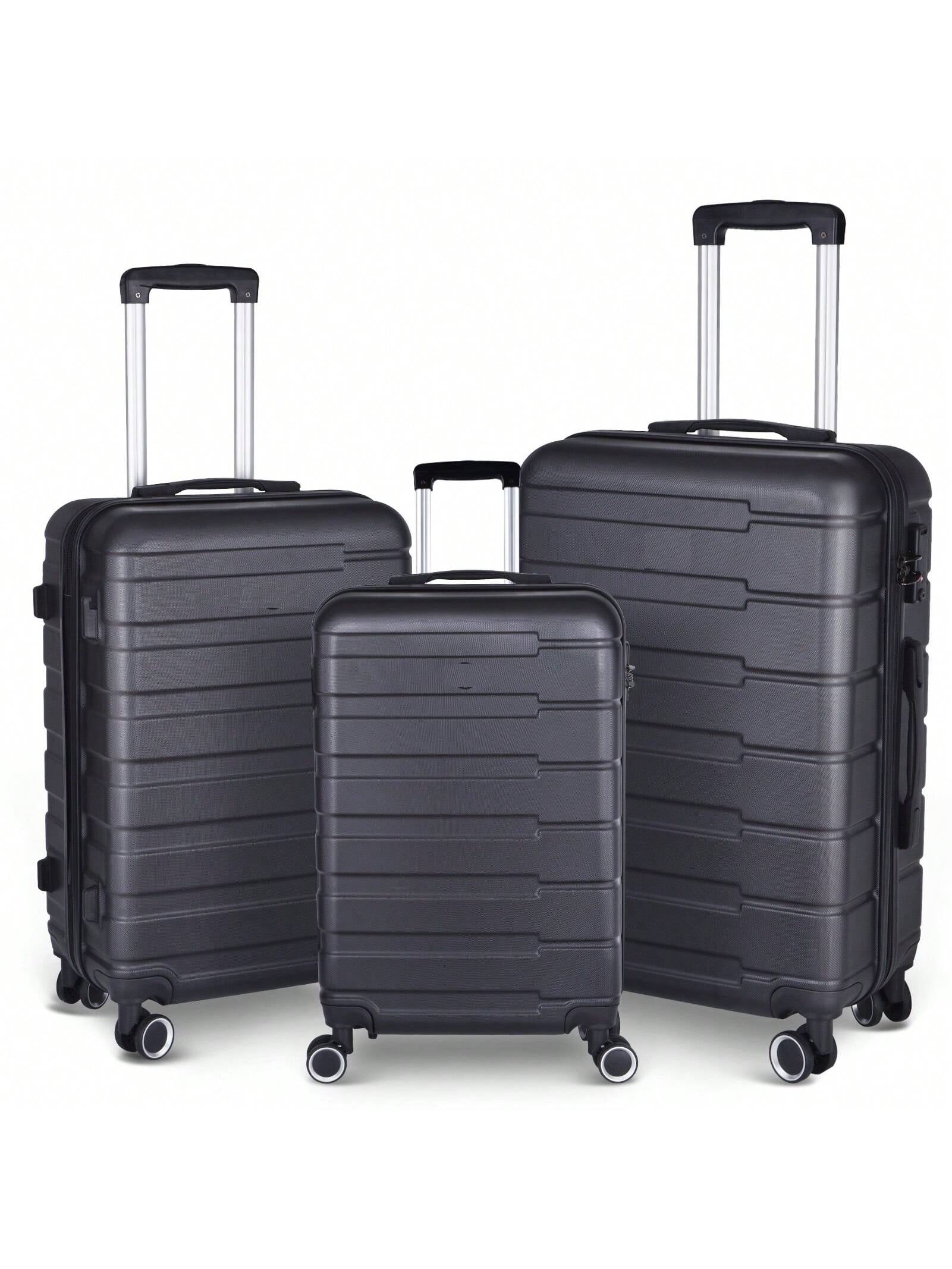 Luggage Set Of 3, Suitcases With Wheels Hardside Expandable Luggage ...